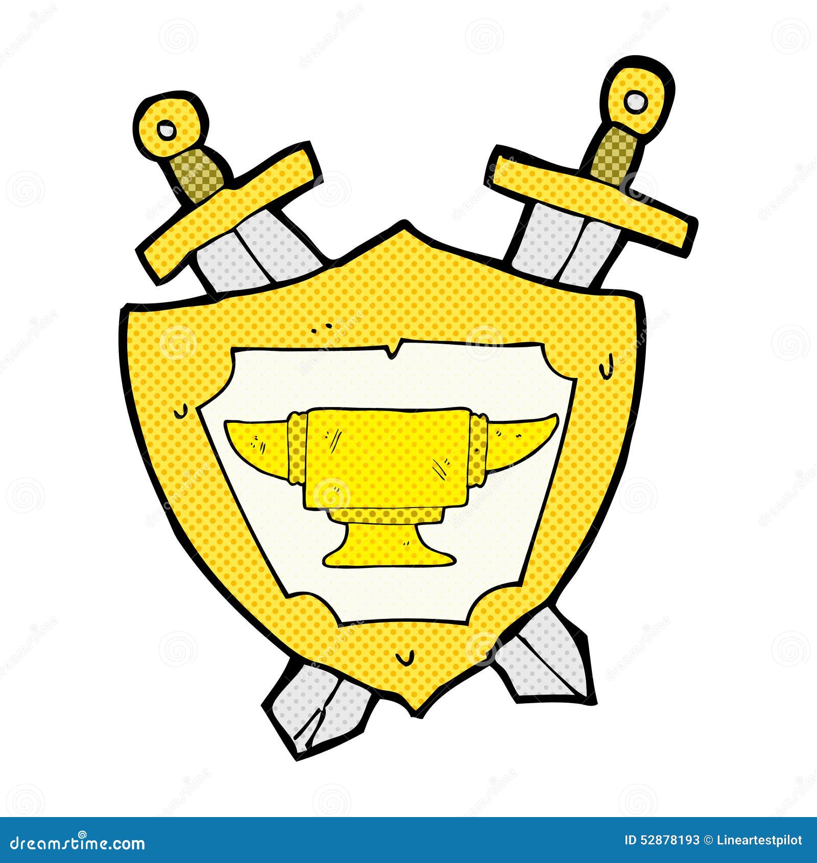 Comic Cartoon Blacksmith Anvil Heraldry Symbol Stock Illustration ...