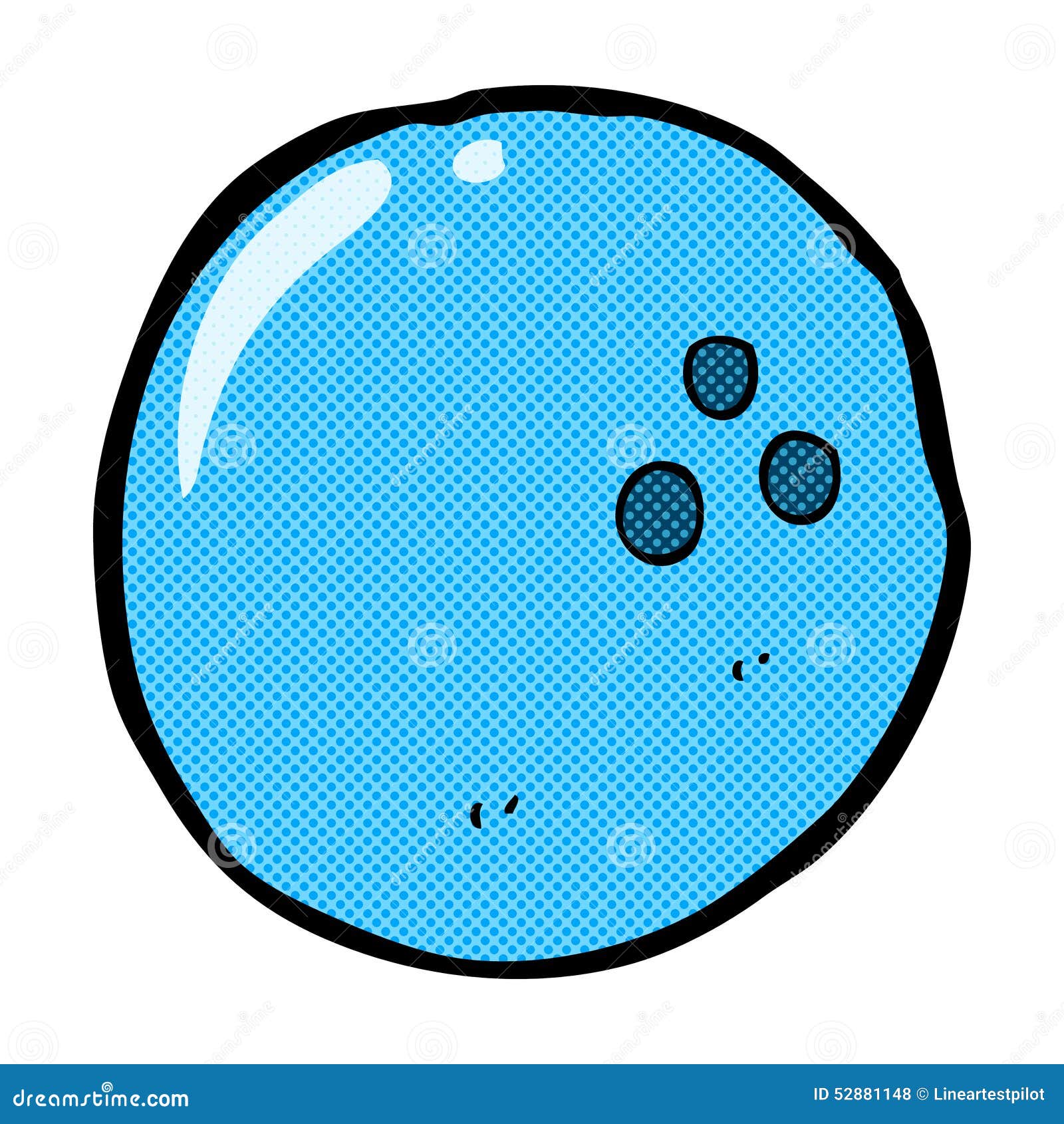 Cartoon Bowling Pin With A Caption Balloon Vector Illustration ... Cartoon Bowling Pin With A Caption Balloon Vector Illustration ...