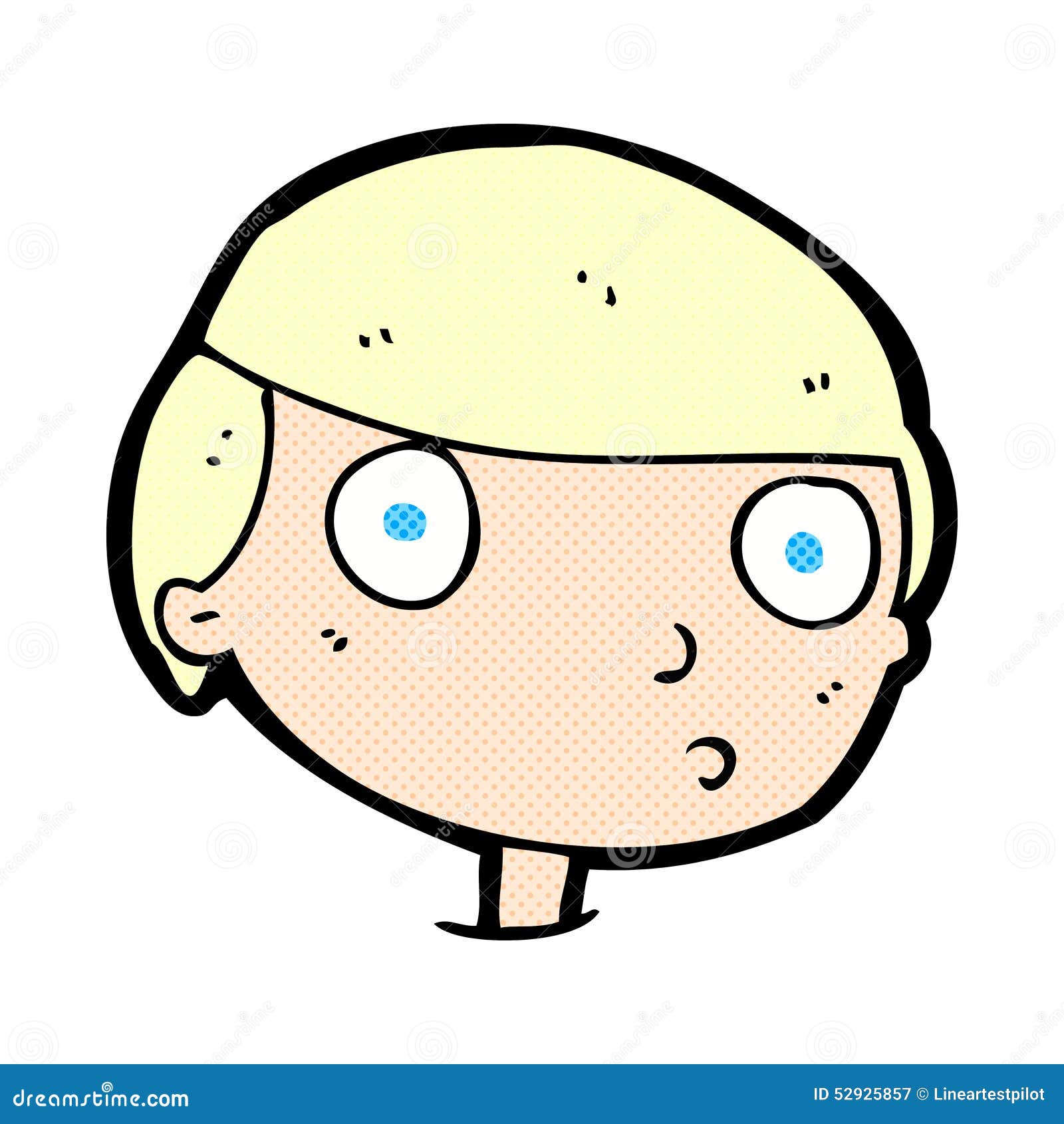 Comic cartoon boy staring stock illustration. Illustration of design ...