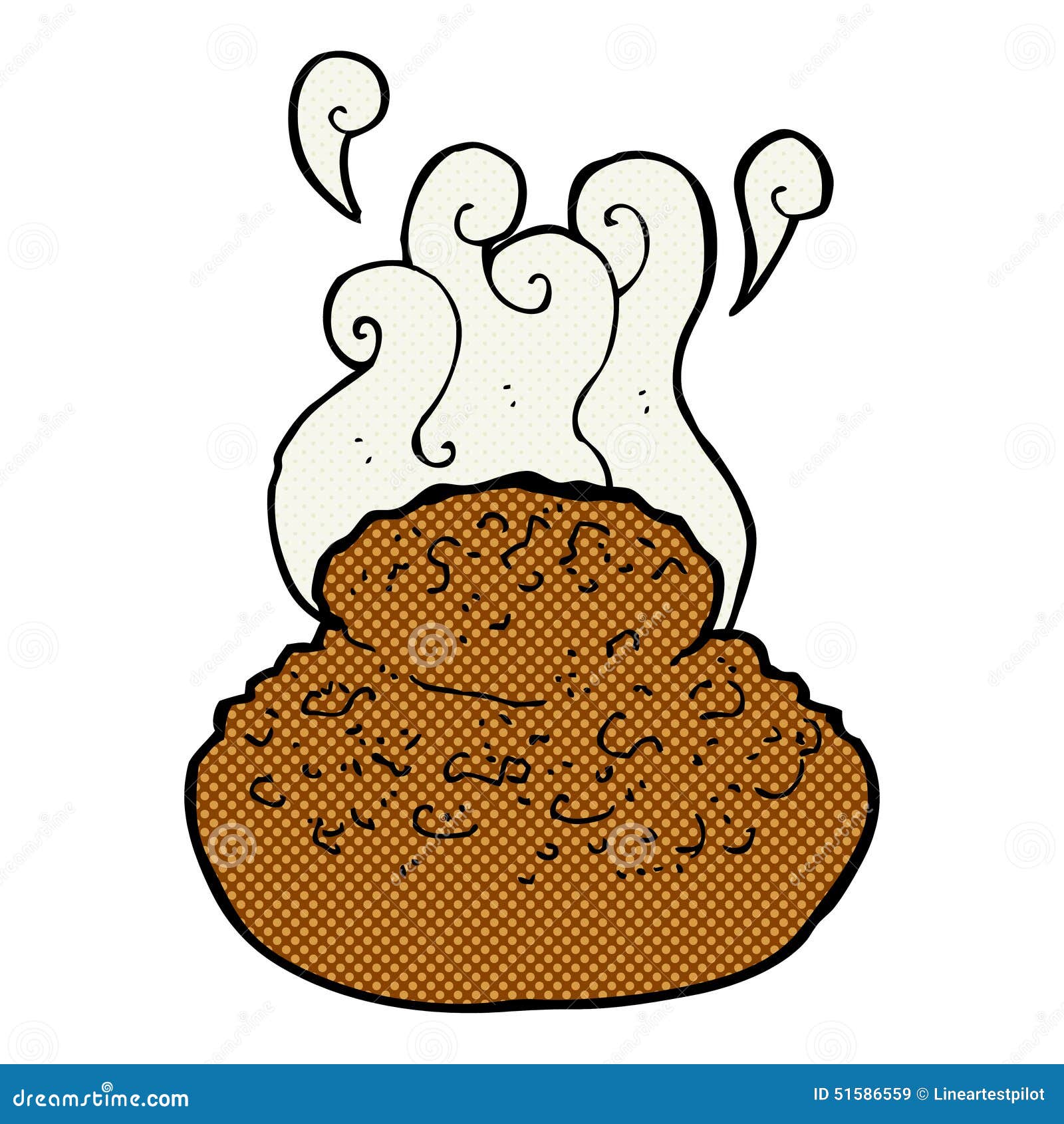 Comic cartoon bread stock illustration. Illustration of comic - 51586559