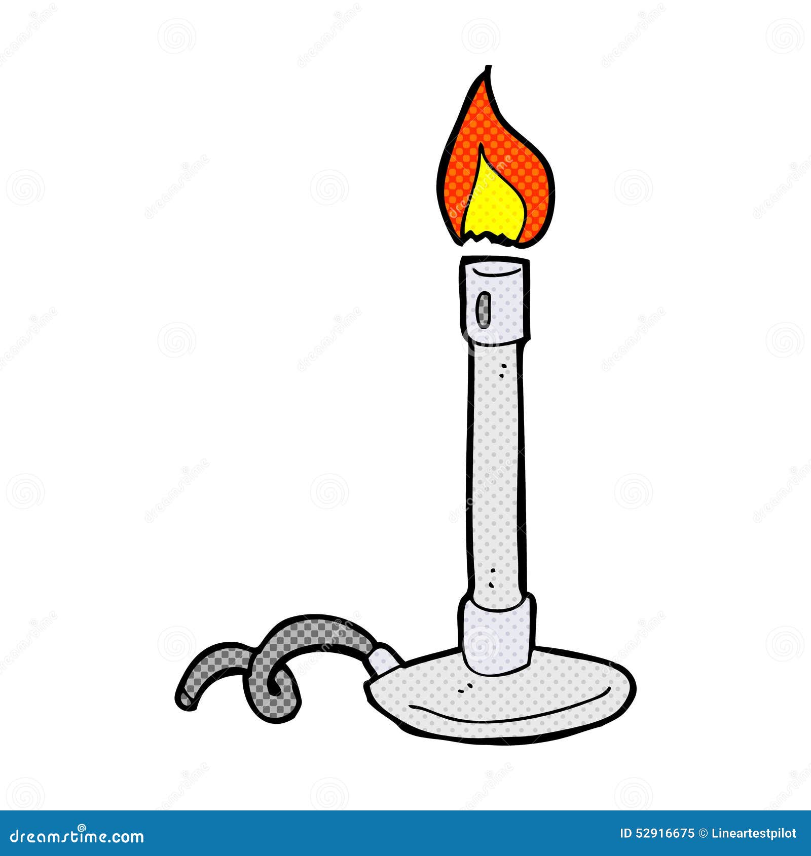 Comic Cartoon Bunsen Burner Stock Illustration - Illustration of quirky ...