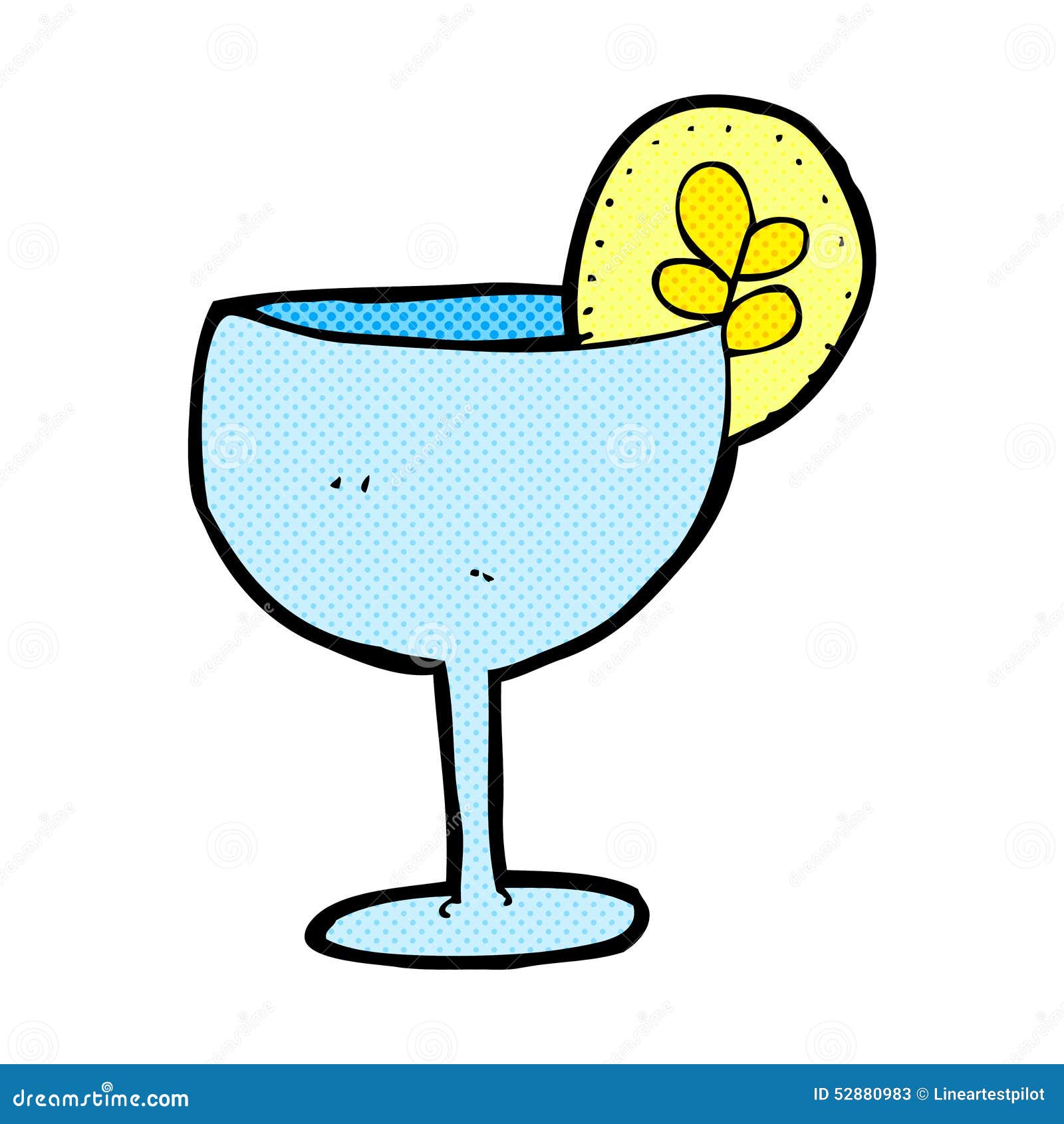 Comic cartoon cocktail stock illustration. Illustration of cocktail ...