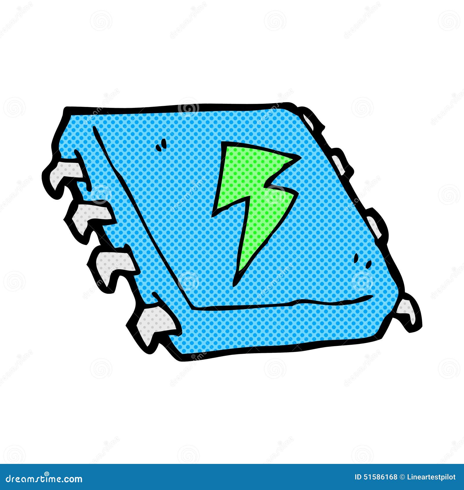 Comic Cartoon Computer Chip Stock Illustration - Illustration of ...