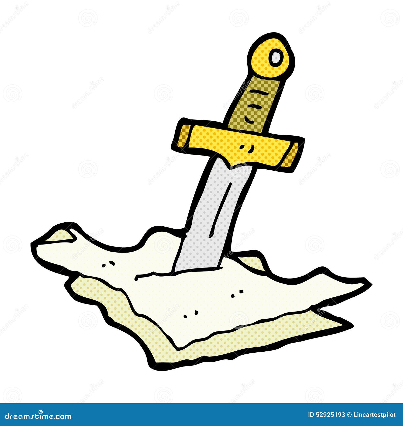 Cartoon Dagger In Maps | CartoonDealer.com #37020021
