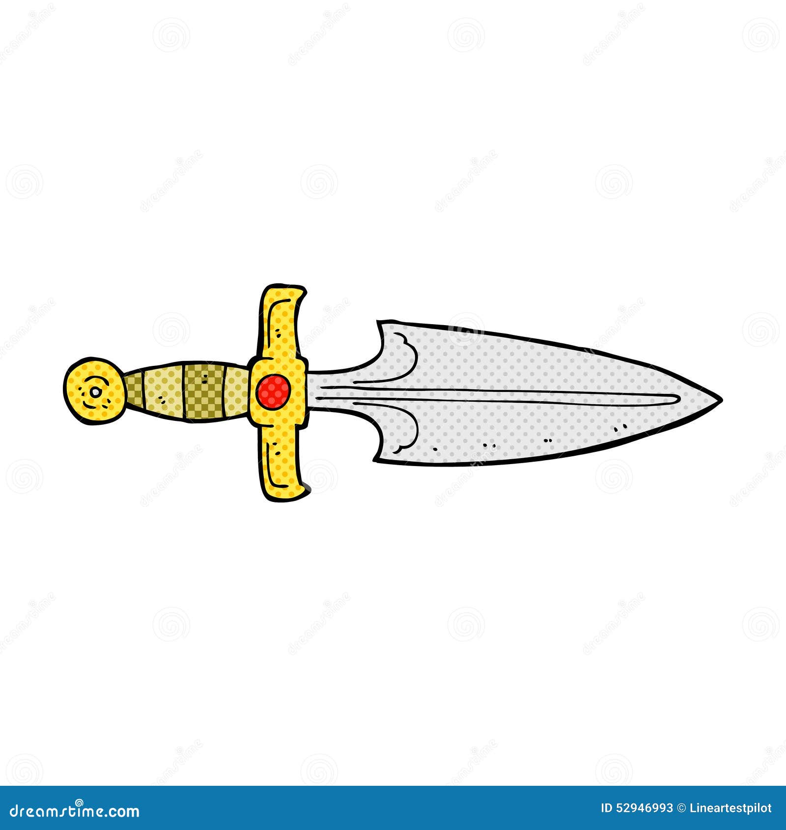 Cartoon Dagger In Maps | CartoonDealer.com #37020021