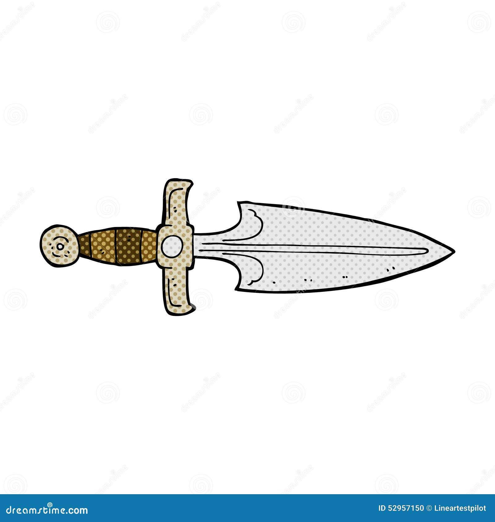 Cartoon Dagger In Maps | CartoonDealer.com #37020021