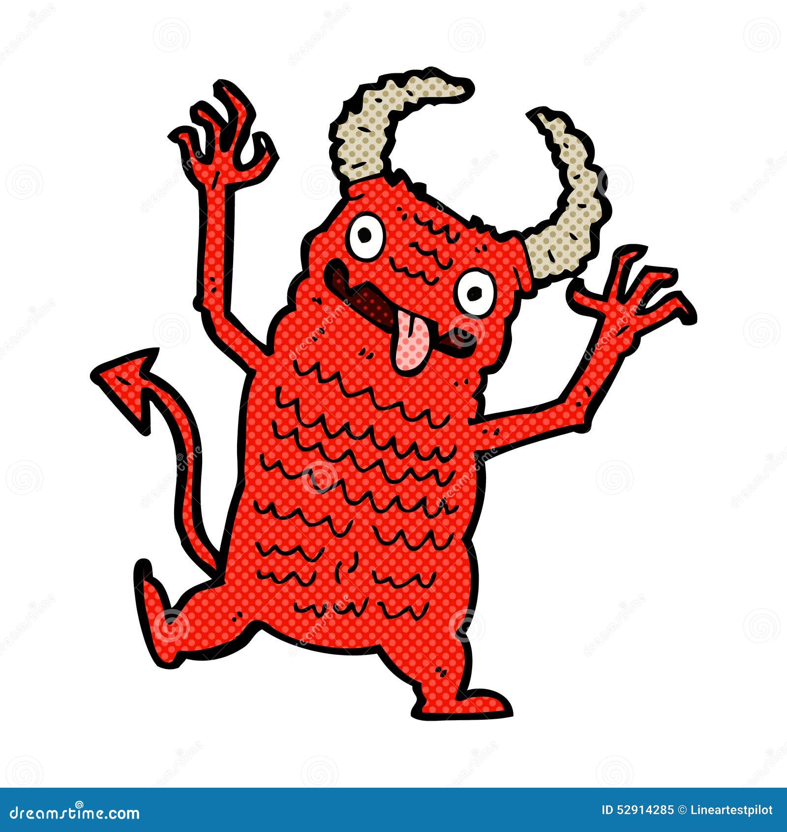 Cartoon Demon Hand Making The Devil Horns Hand Sign | CartoonDealer.com ...