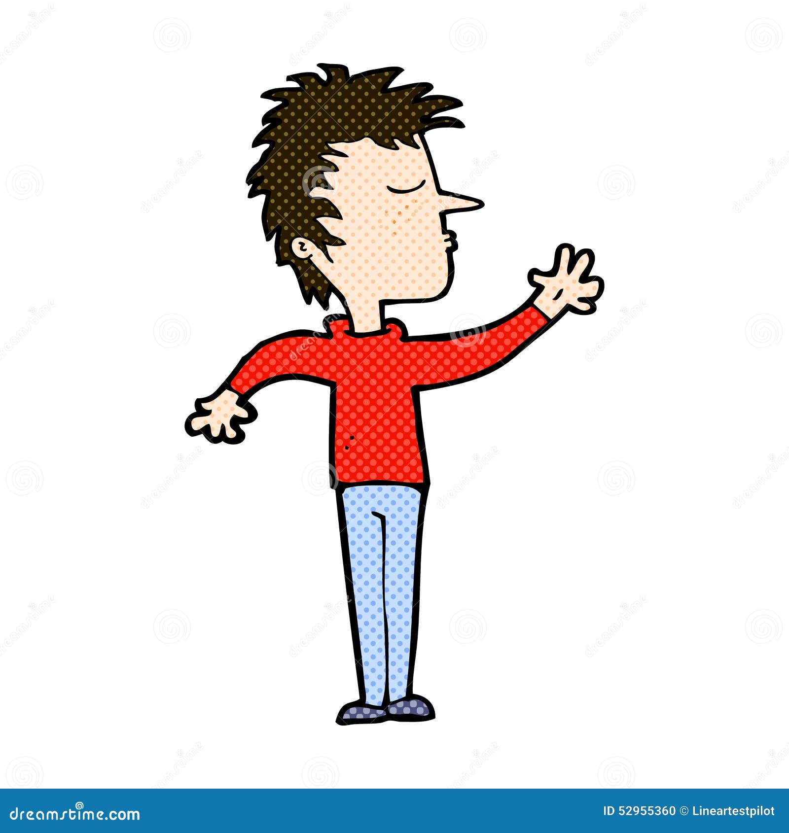 Comic Cartoon Dismissive Man Stock Photography | CartoonDealer.com ...