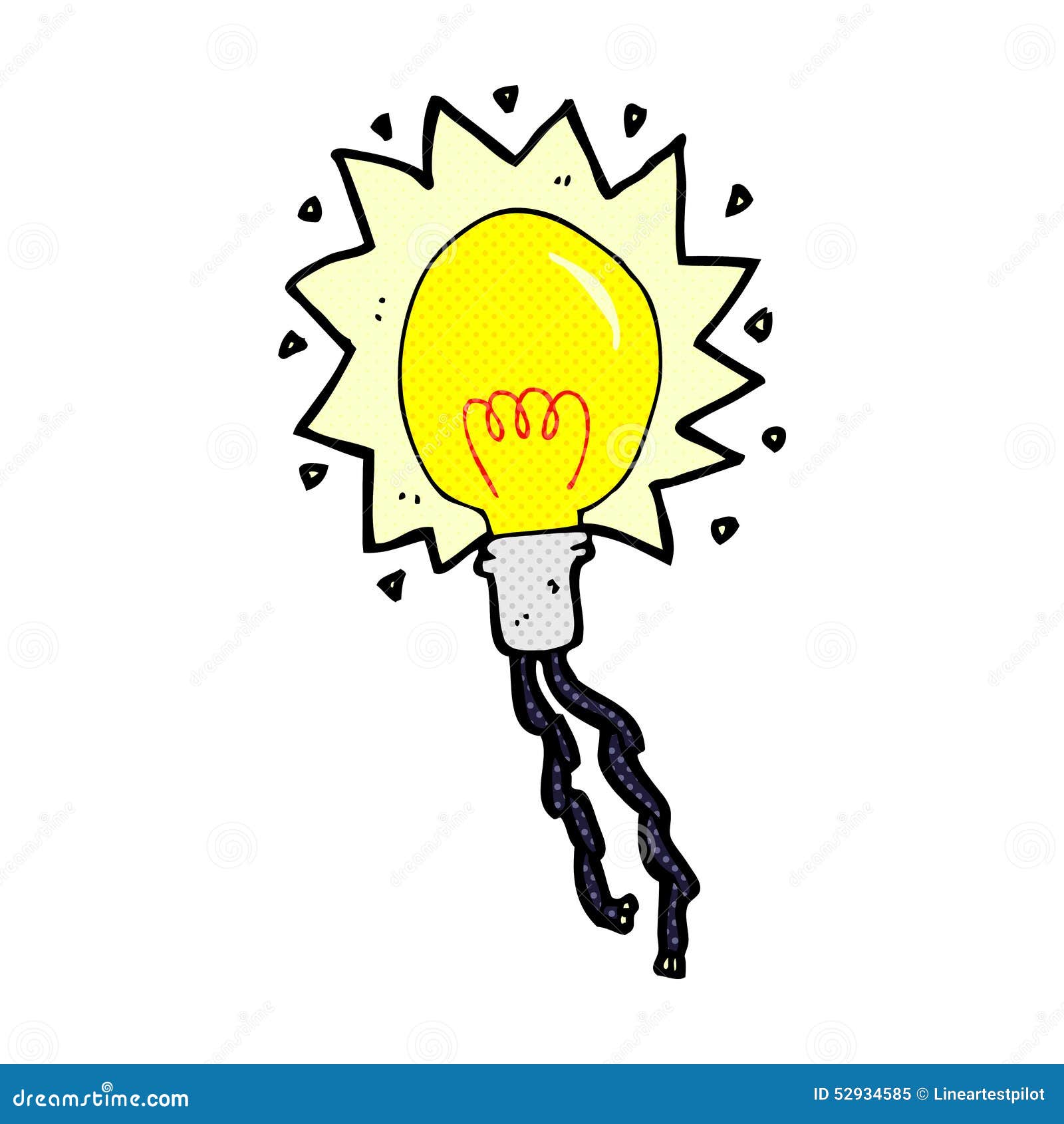 Comic Electric Template Vector Illustration | CartoonDealer.com #178153838