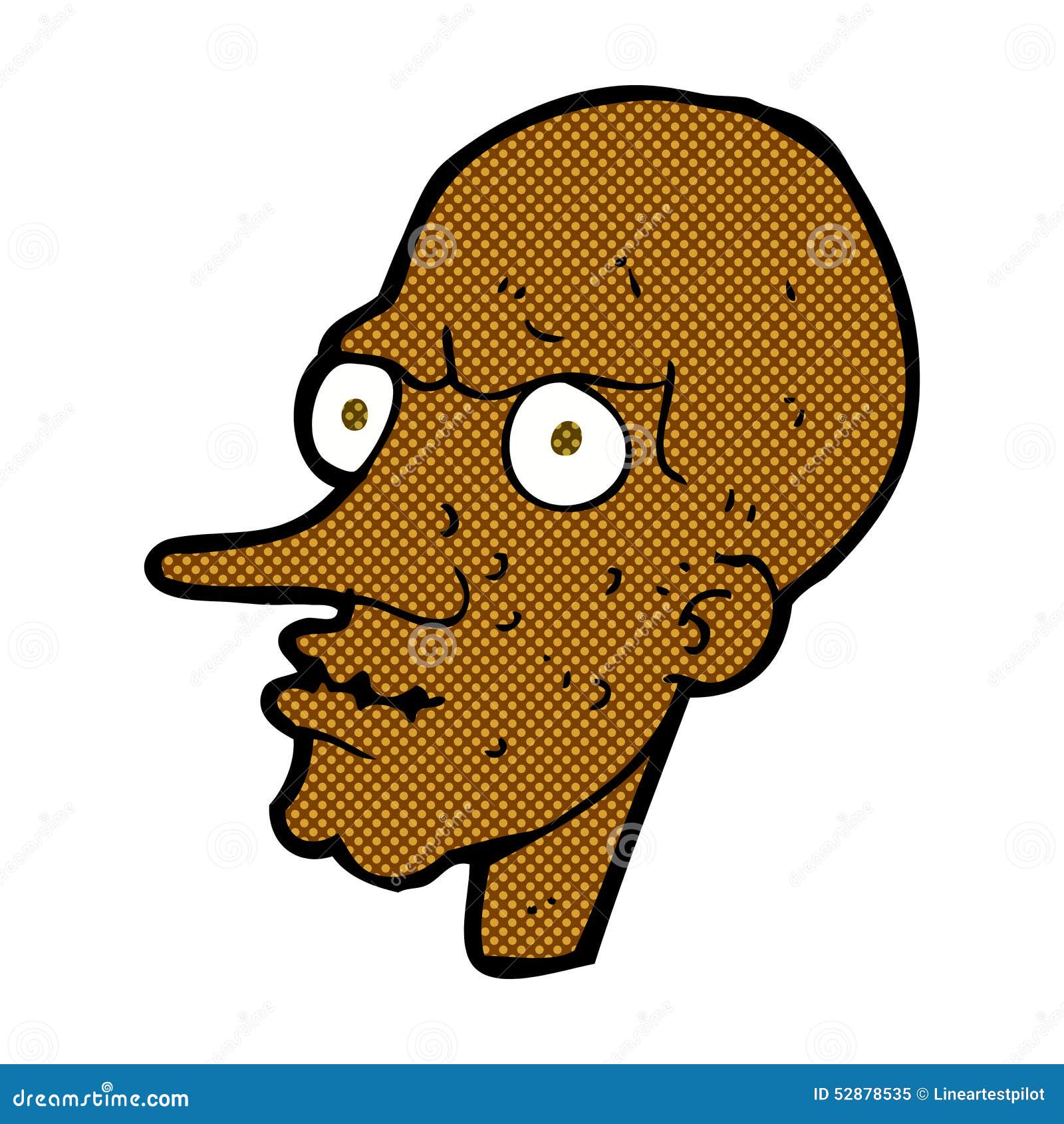 Comic cartoon evil old man stock illustration. Illustration of silly ...