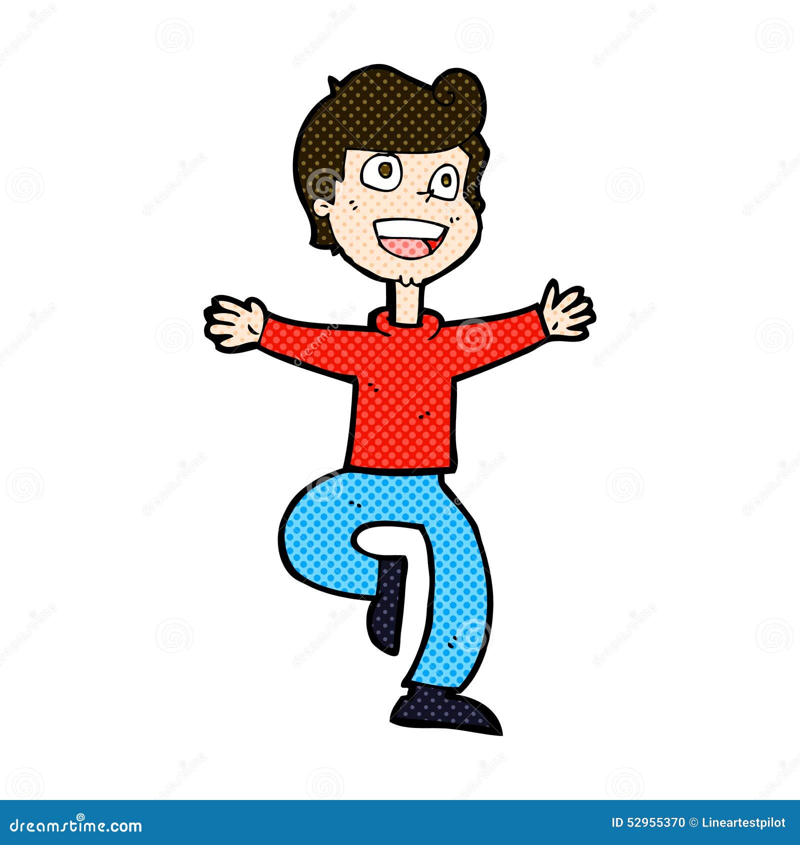 Cartoon Of Excited Businessman Carrying Big Lightbulb Idea Running To ...