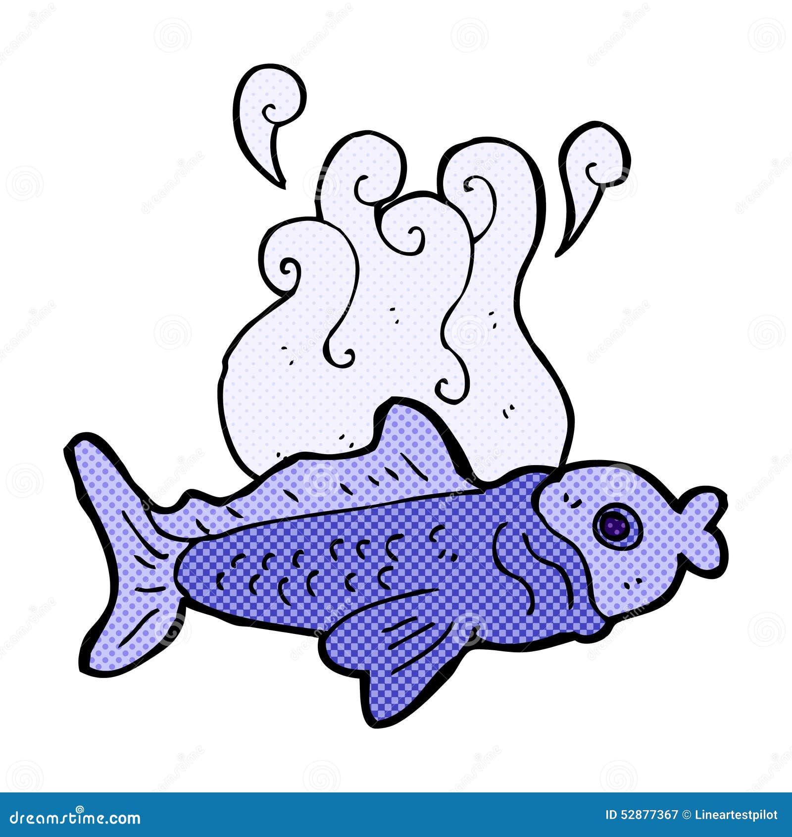 Comic cartoon funny fish stock illustration. Illustration of fish ...