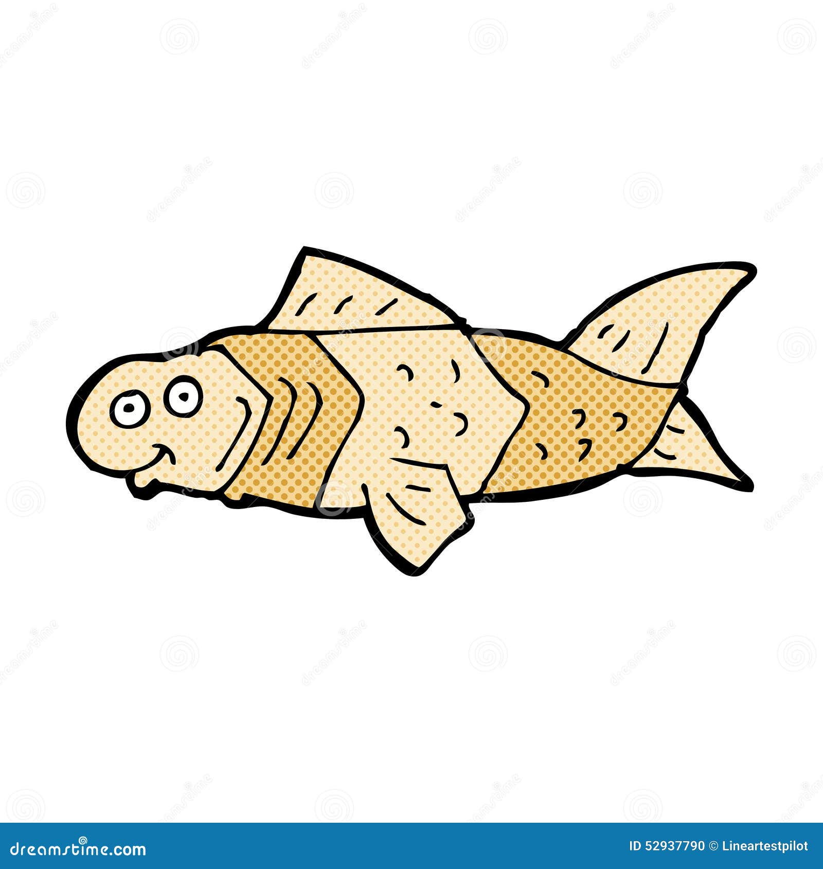 Comic cartoon funny fish stock illustration. Illustration of animals ...