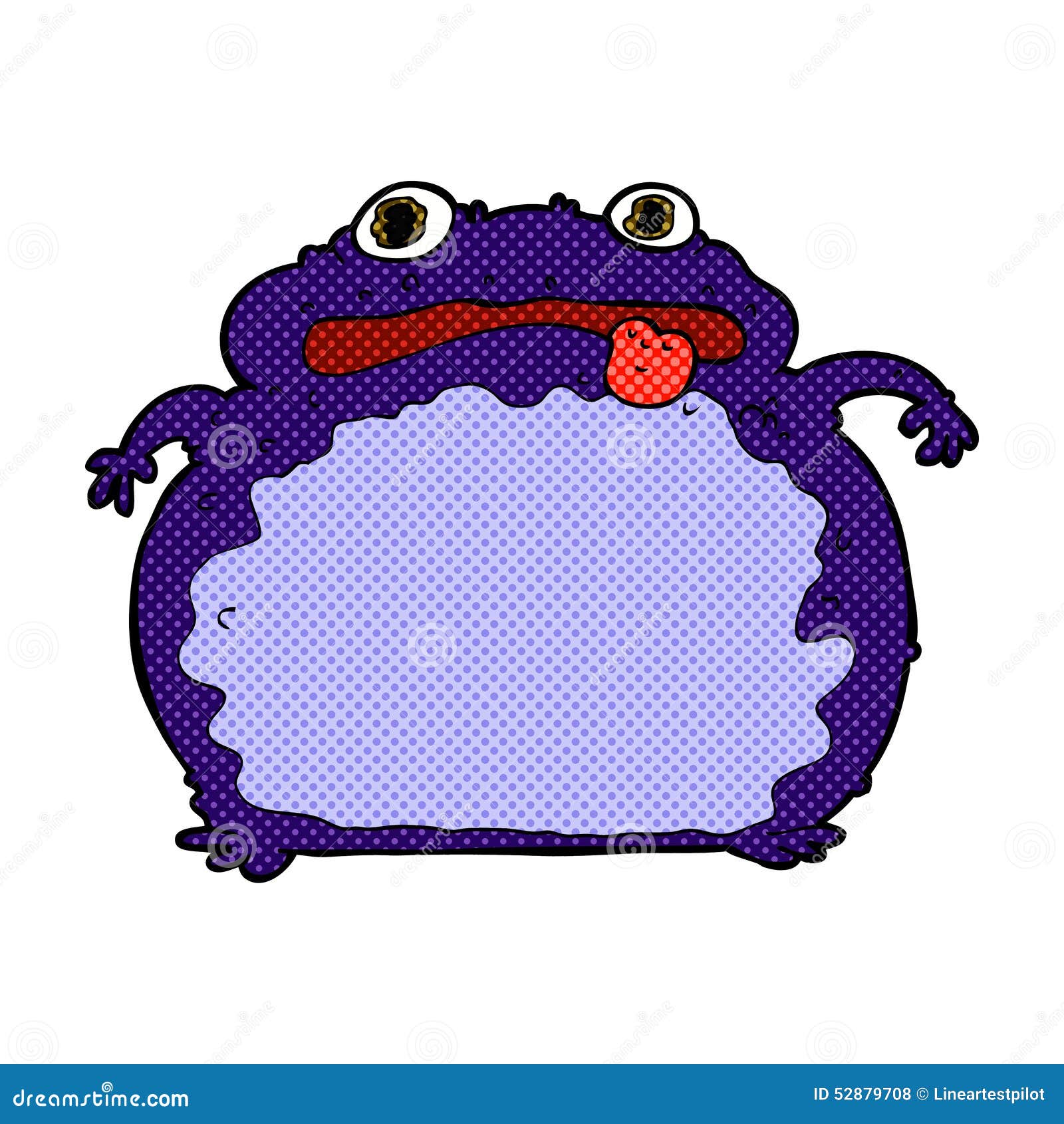 Comic cartoon funny frog stock illustration. Illustration of character ...
