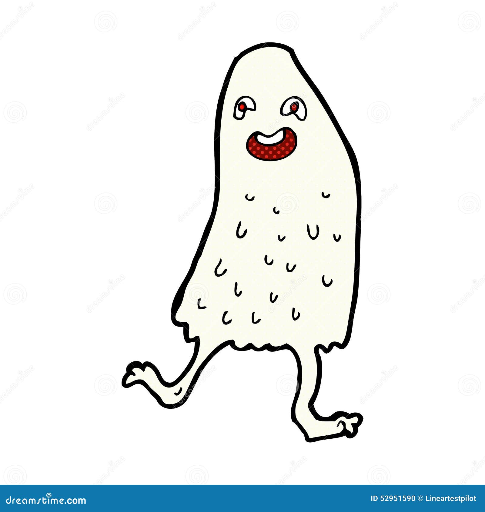 Comic Cartoon Funny Slime Monster Stock Photo | CartoonDealer.com #52951590