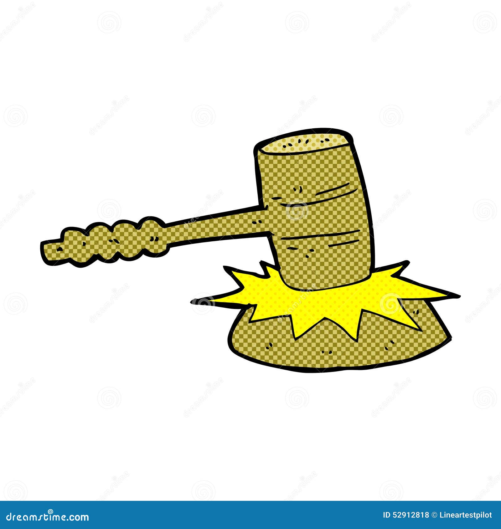 Cartoon Gavel | CartoonDealer.com #37013099