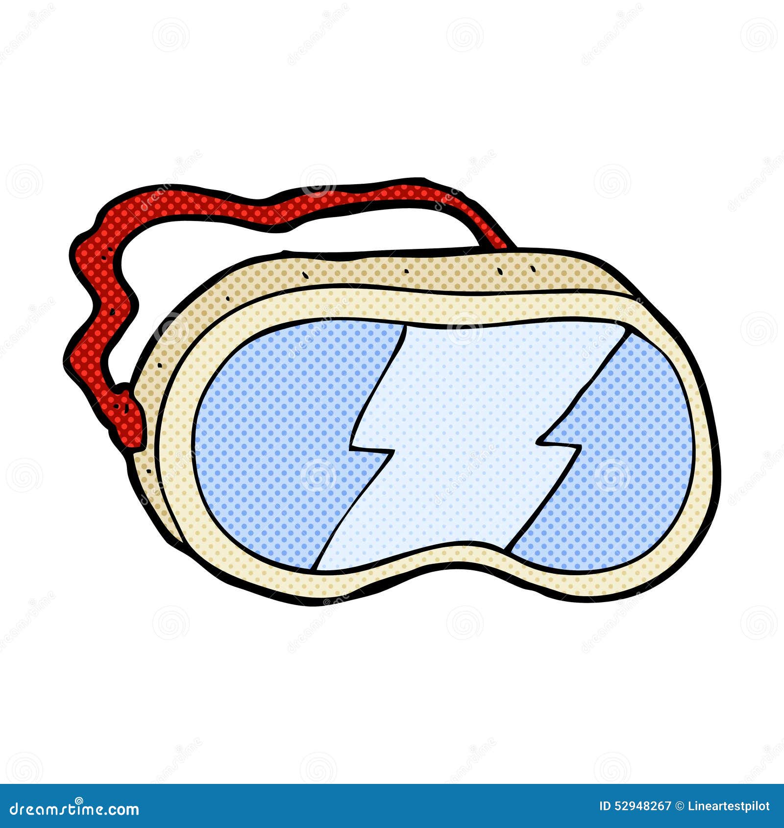Comic cartoon goggles stock illustration. Illustration of cartoon ...