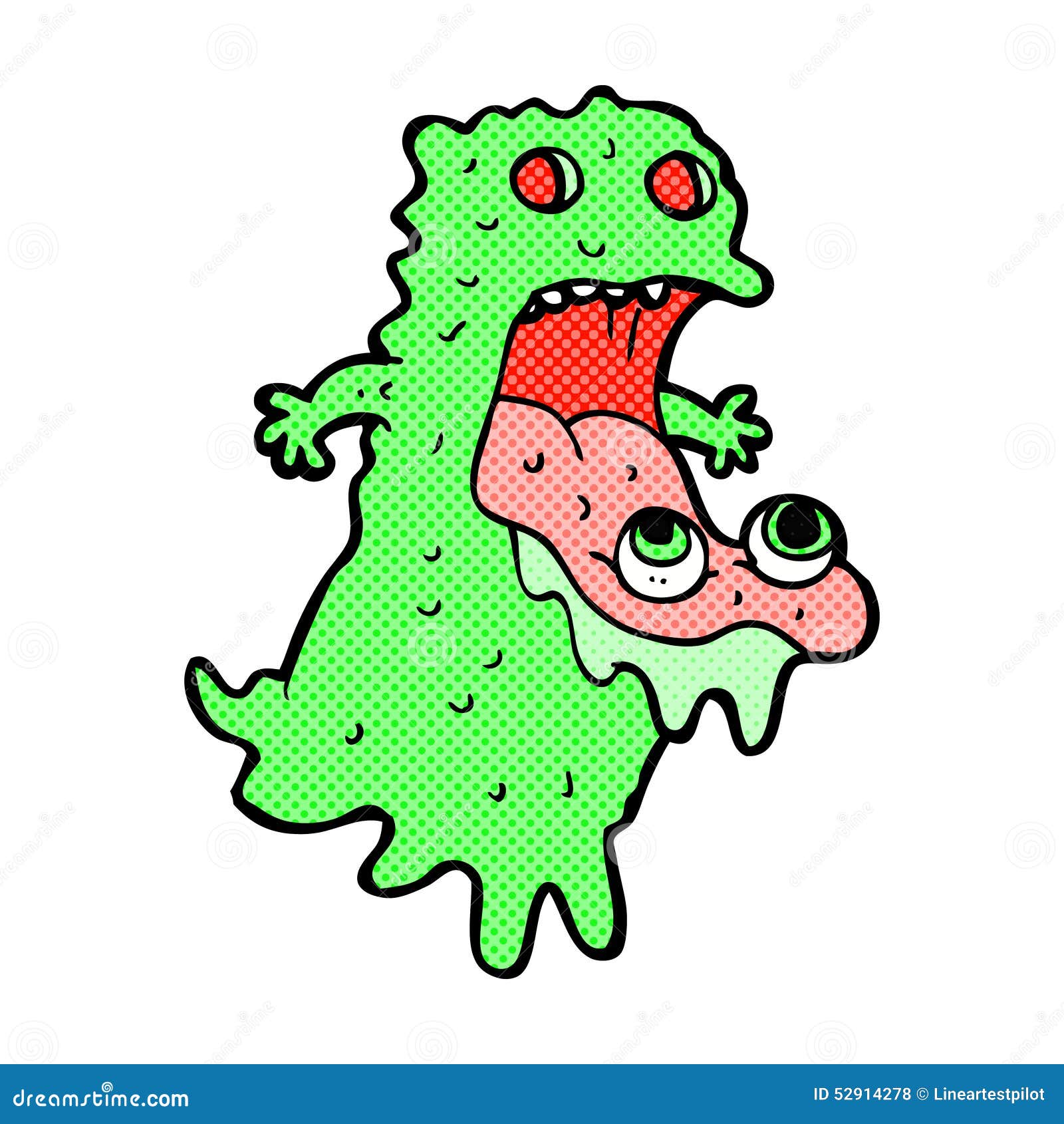 Comic cartoon gross ghost stock illustration. Illustration of comic ...