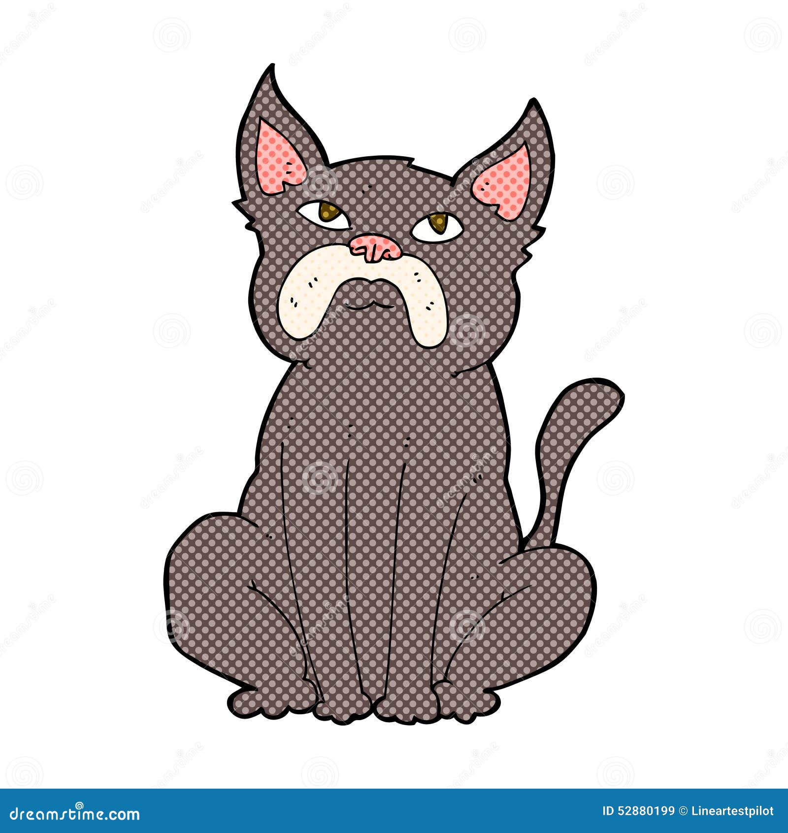 Grumpy Little Monster, Cartoon Style, Anime Style, AI Generated Stock ...