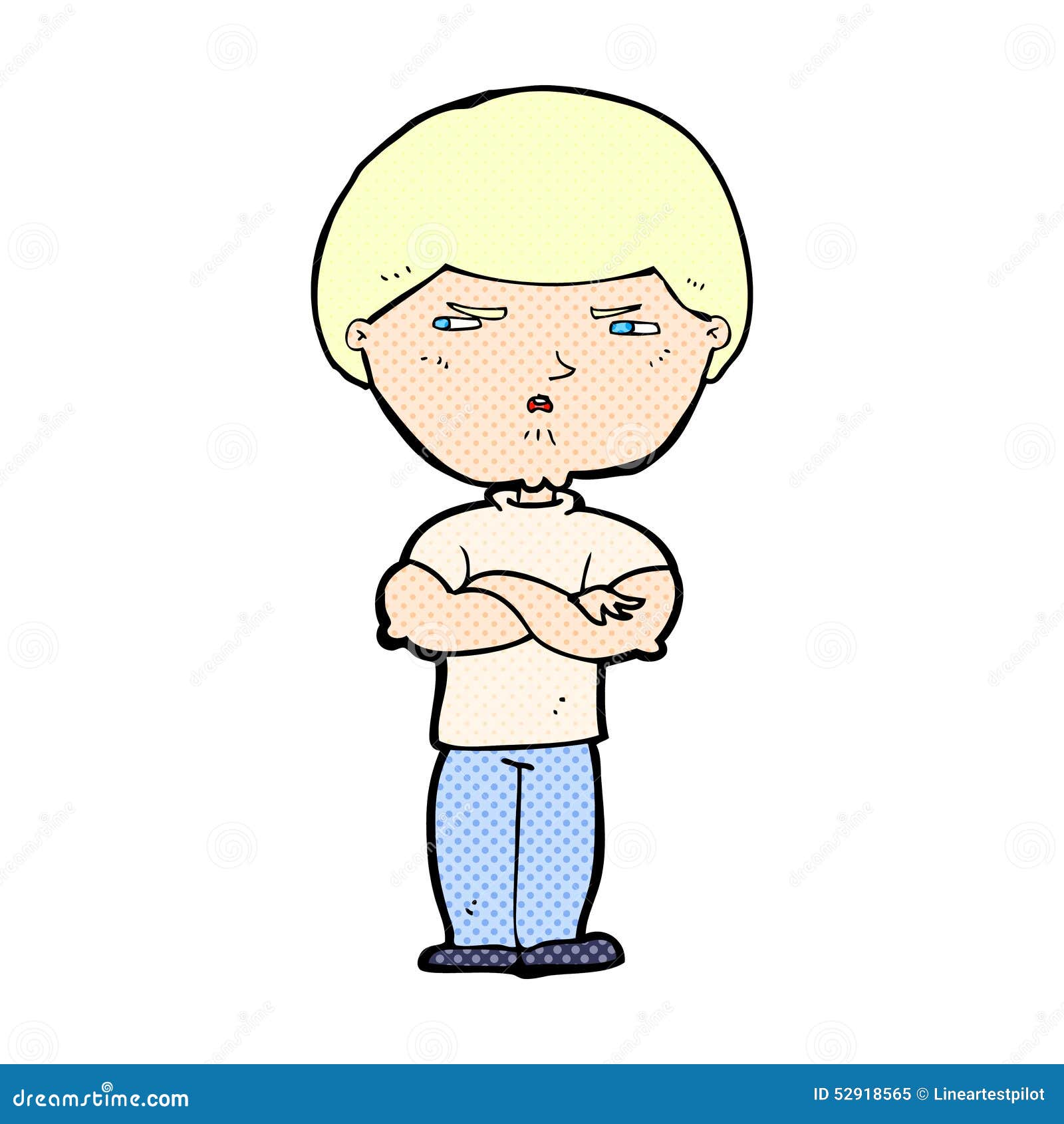 Comic cartoon grumpy man stock illustration. Illustration of simple ...