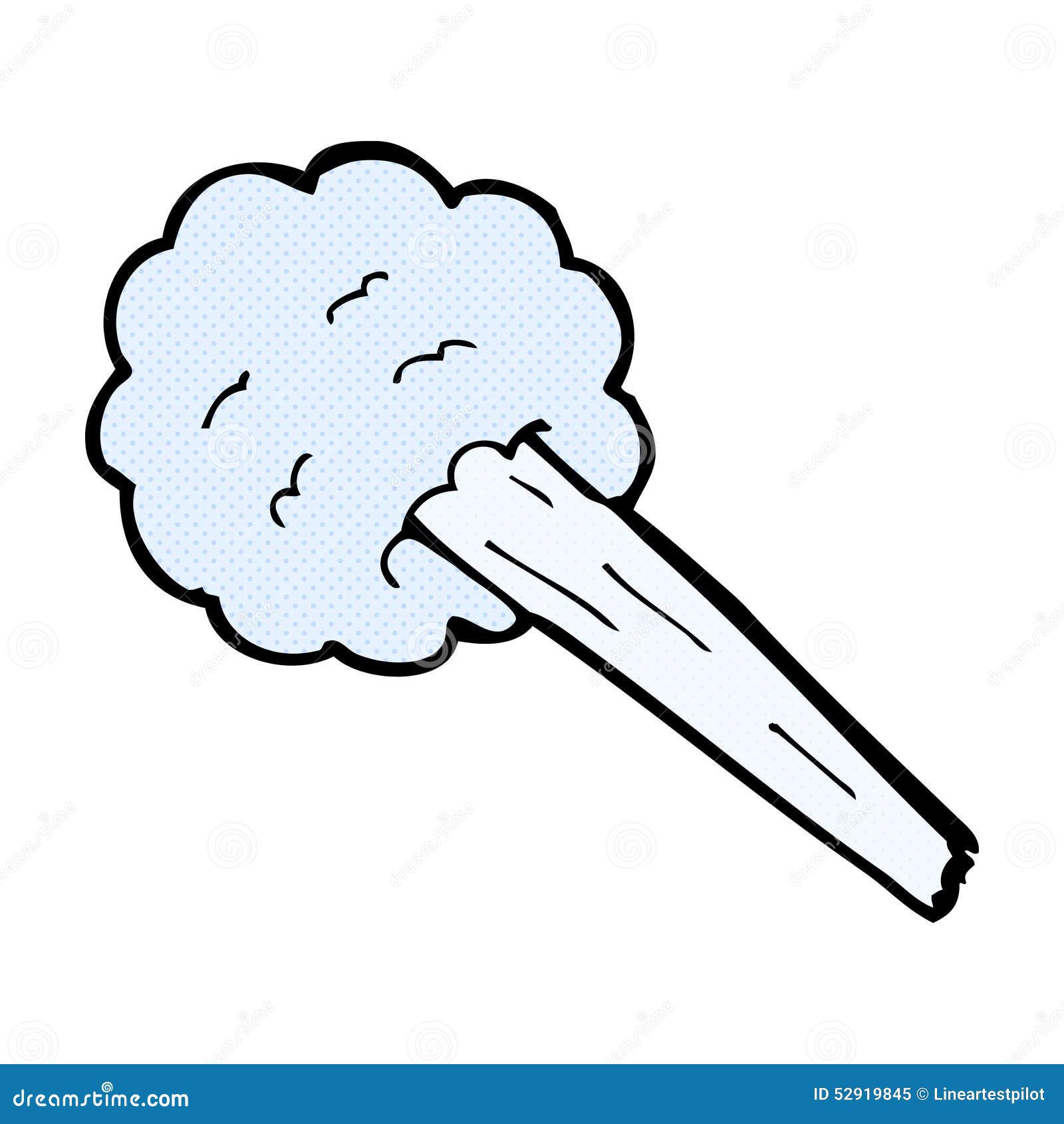 Comic cartoon gust of wind stock illustration. Illustration of print ...