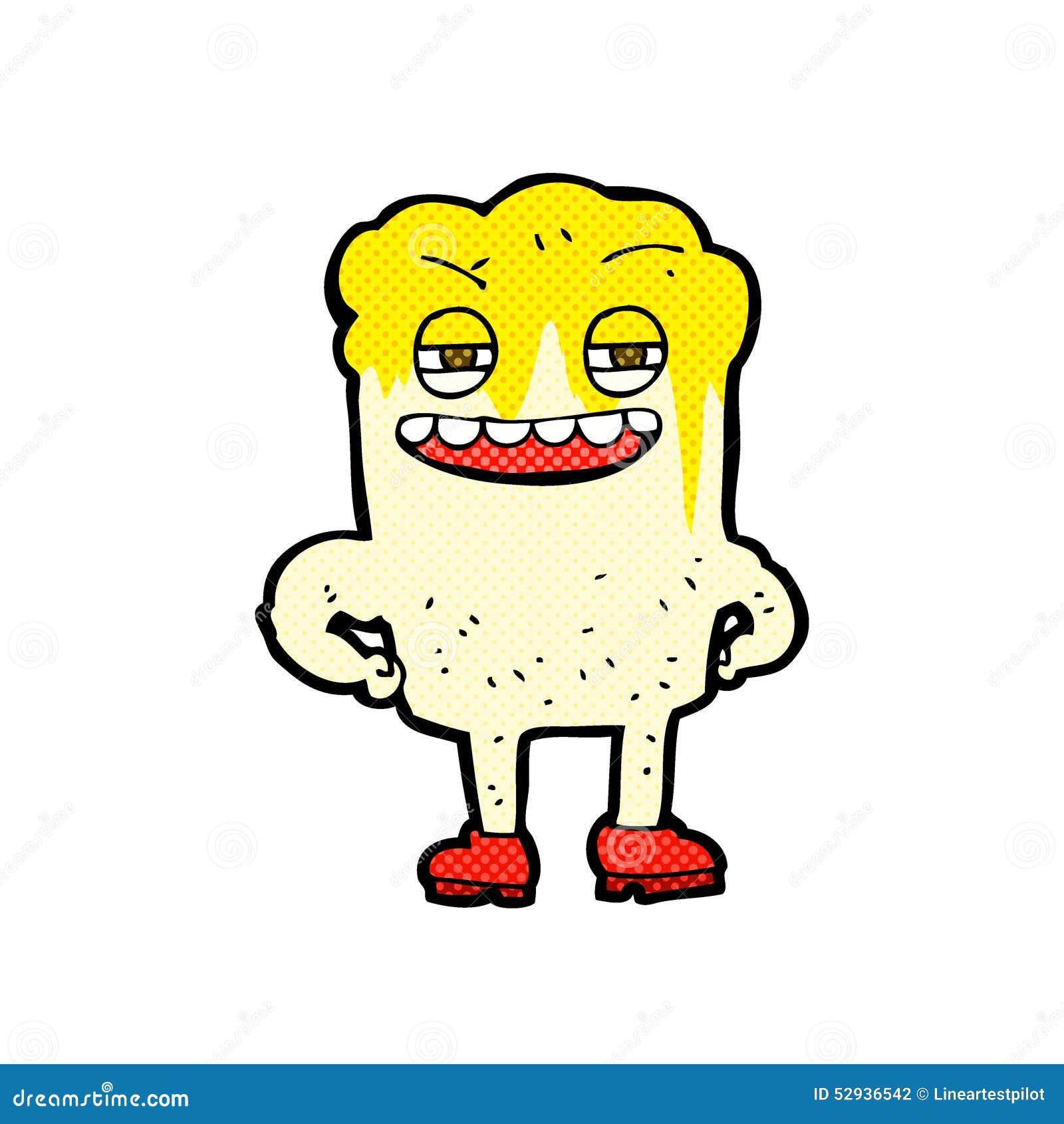 Comic cartoon happy tooth stock illustration. Illustration of cartoon ...