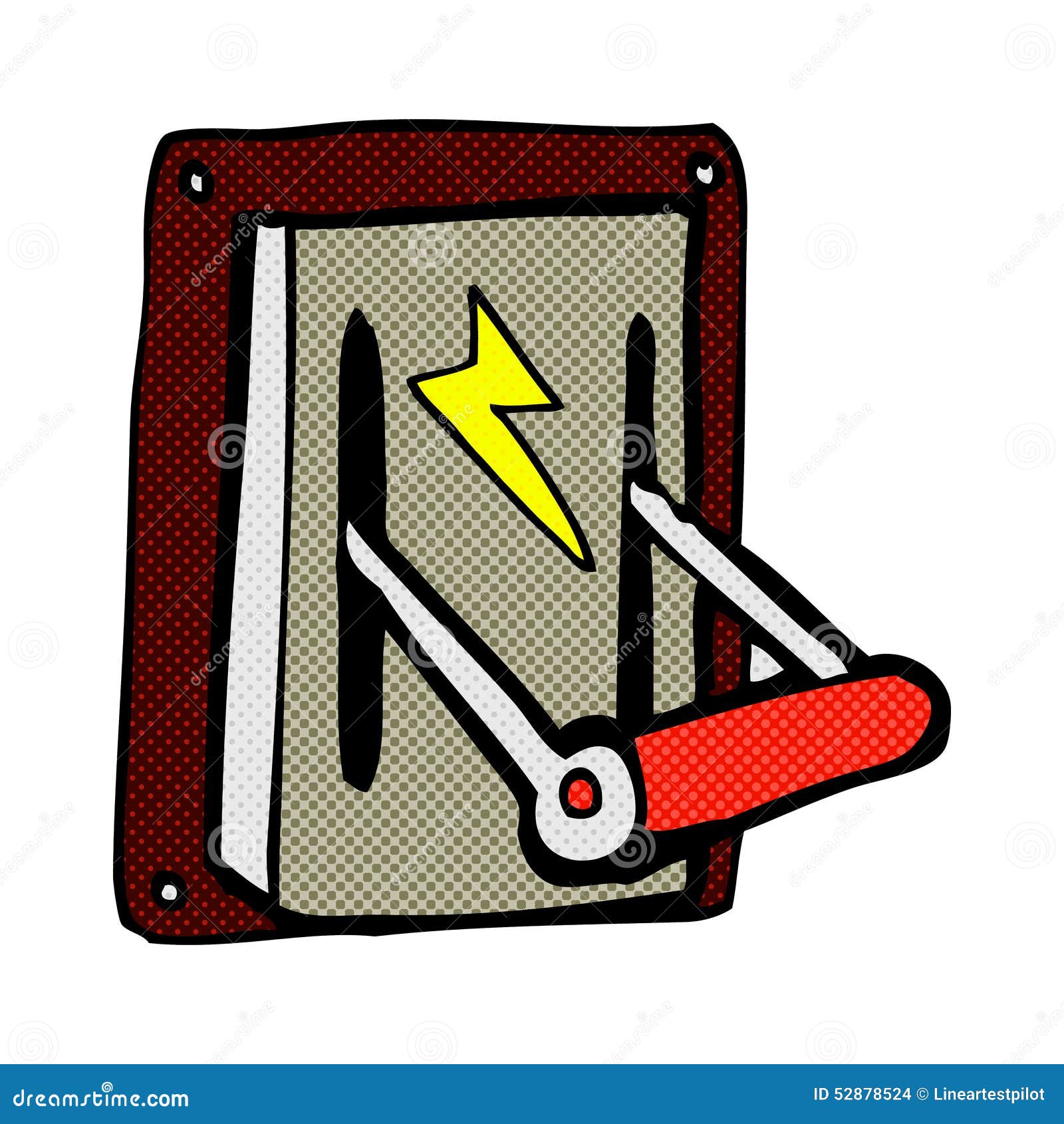 Cartoon Car Industrial Forklift Caricature Isolated Illustration For ...