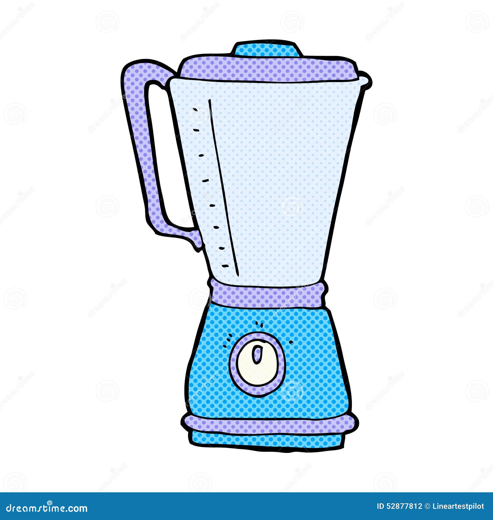 Comic Cartoon Kitchen Blender Stock Illustration - Illustration of clip ...