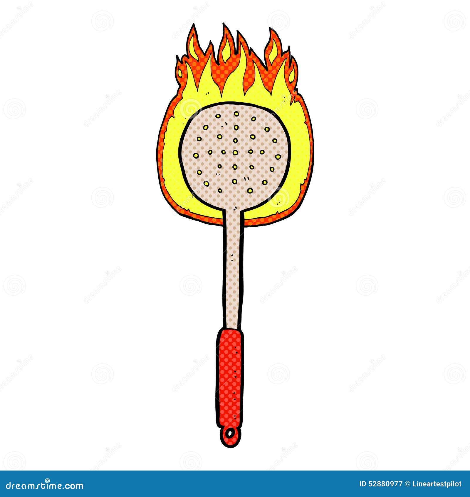 Comic Cartoon Kitchen Utensil Stock Illustration - Illustration of ...