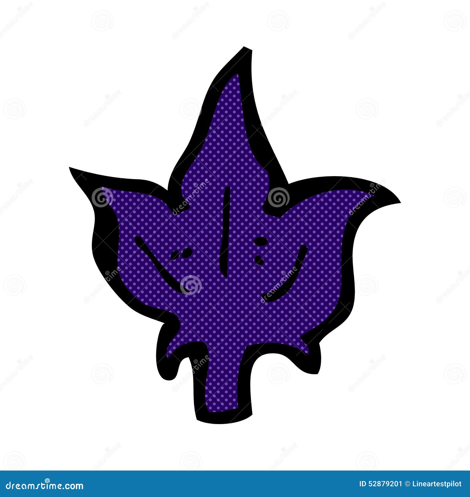 Comic cartoon leaf symbol stock illustration. Illustration of cartoon ...