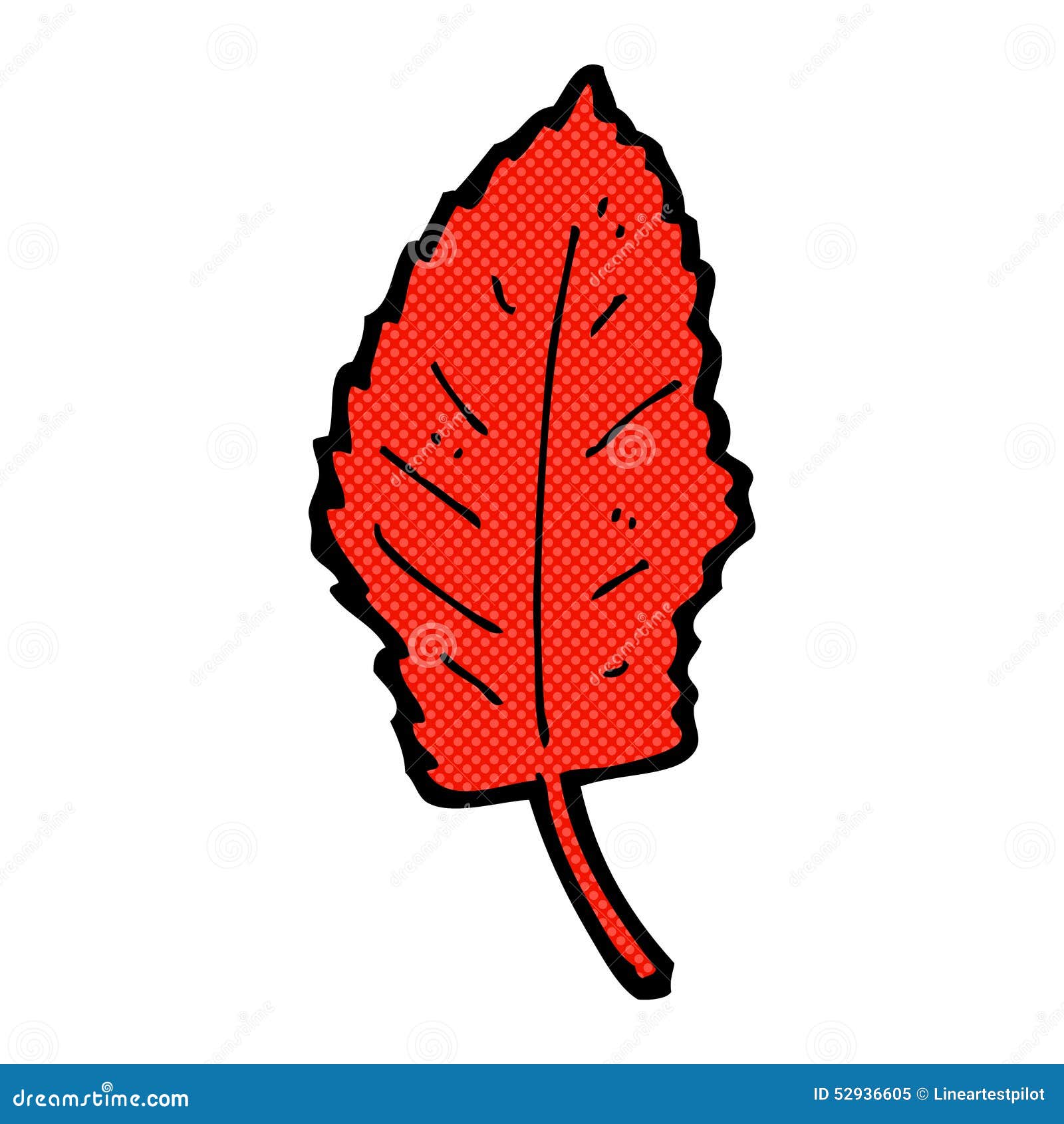 Comic cartoon leaf symbol stock illustration. Illustration of drawn ...