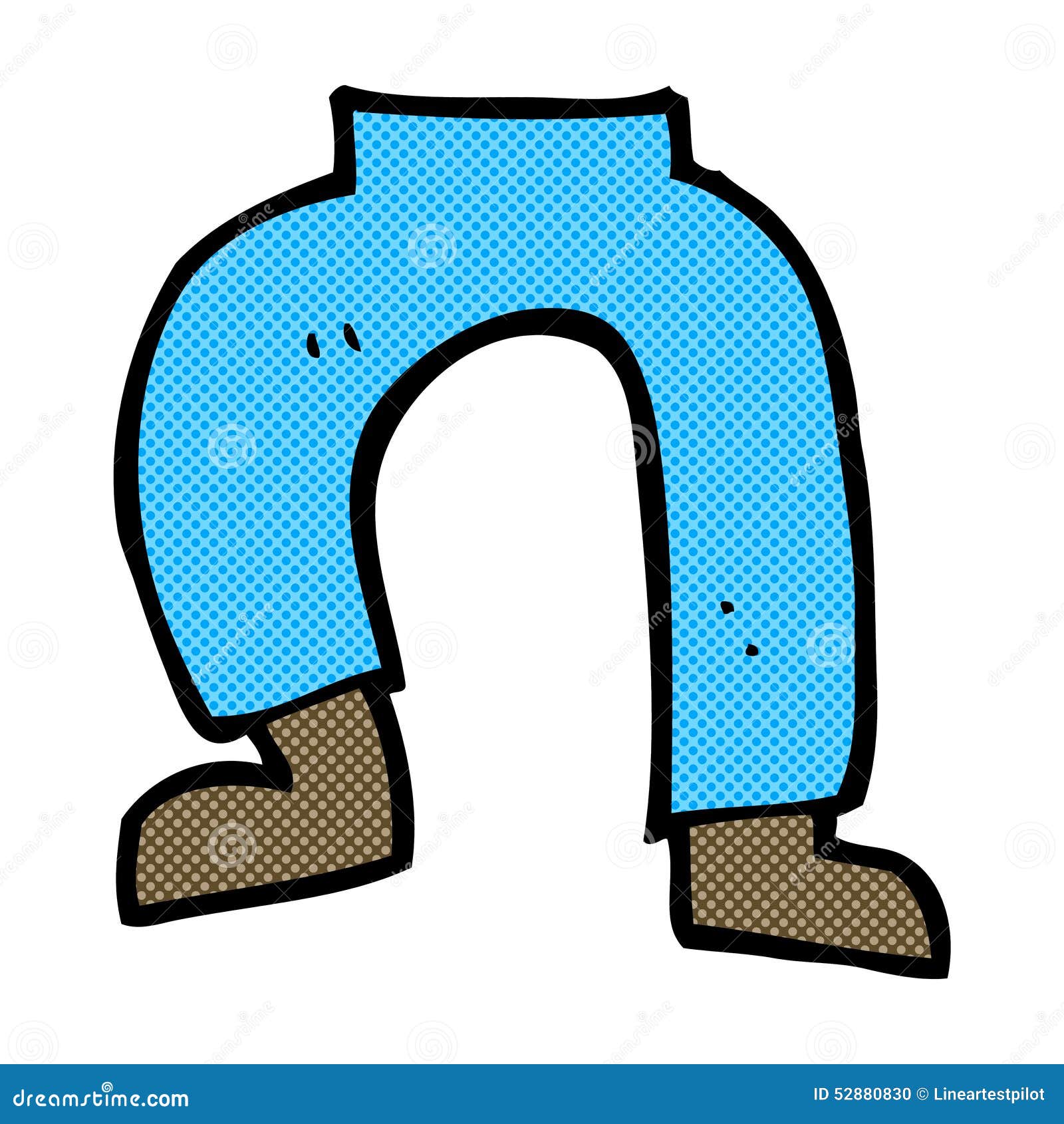 Comic cartoon legs stock illustration. Illustration of drawing - 52880830