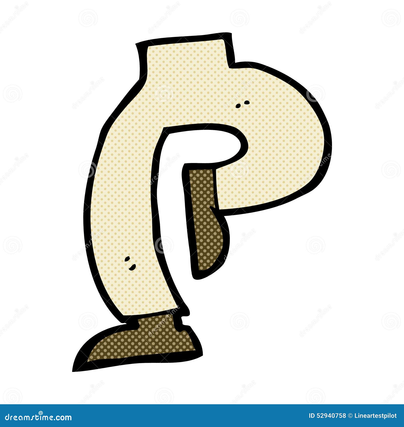 Comic cartoon legs stock illustration. Illustration of hand - 52940758