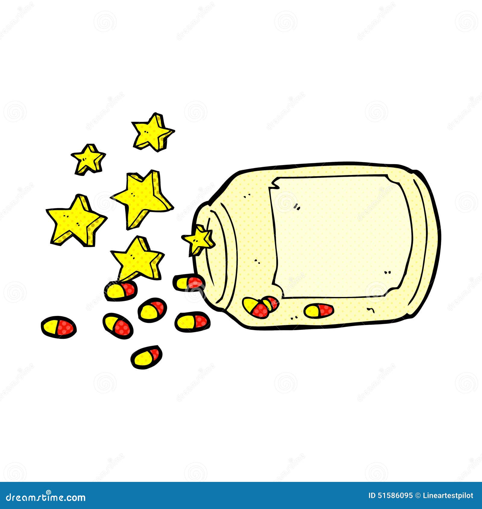 Comic cartoon magic pills stock illustration. Illustration of doodle ...