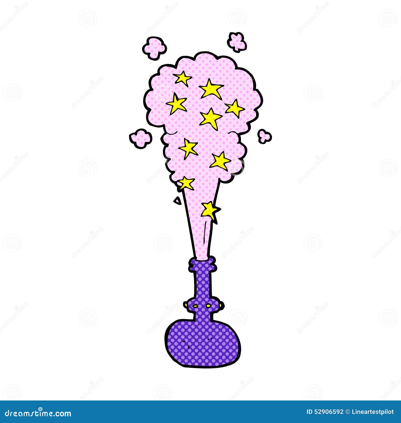 Comic cartoon magic potion stock illustration. Illustration of ...