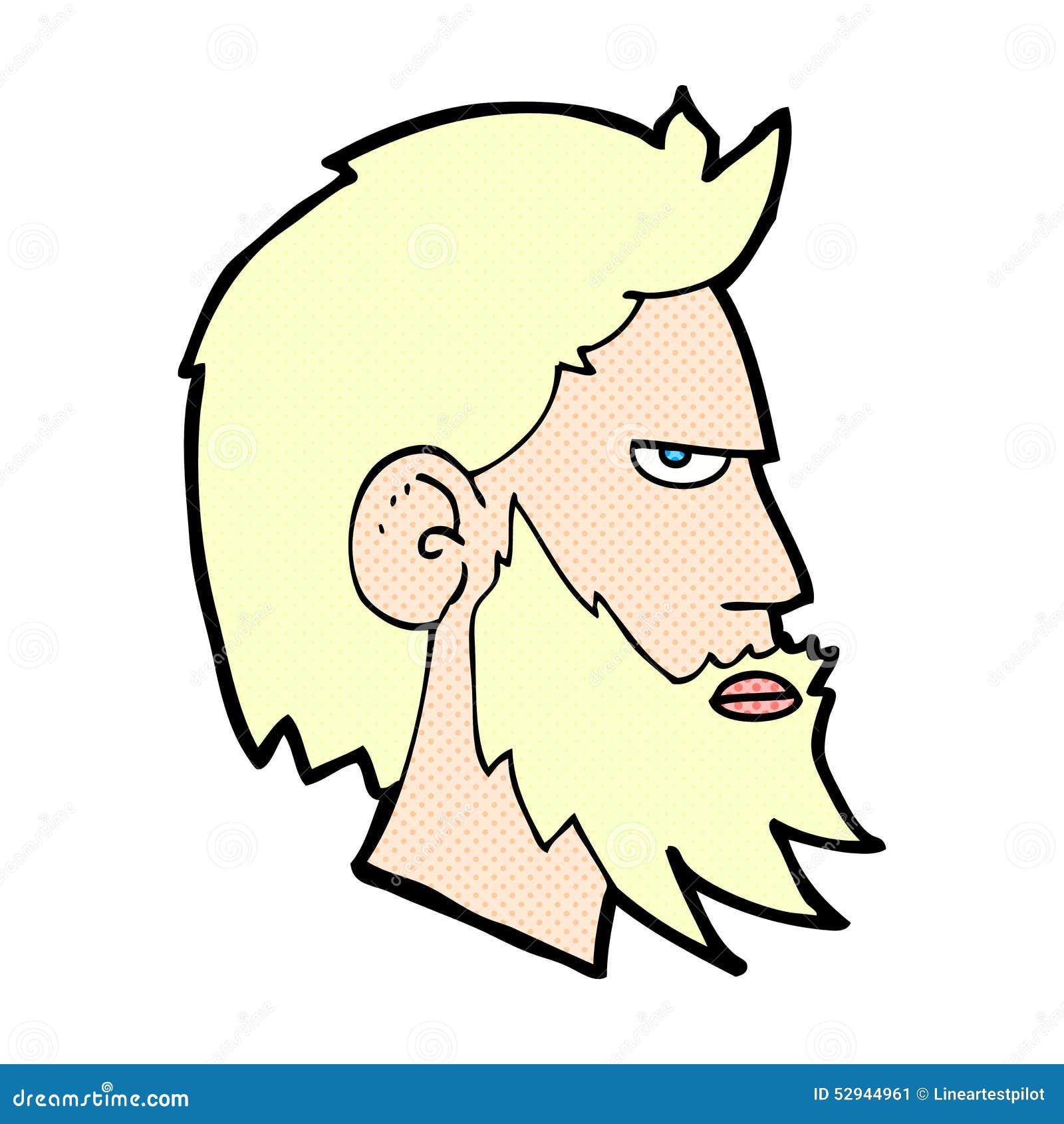 Man Beard Cartoon Wall Blurred Abstract Background Royalty-Free Stock ...