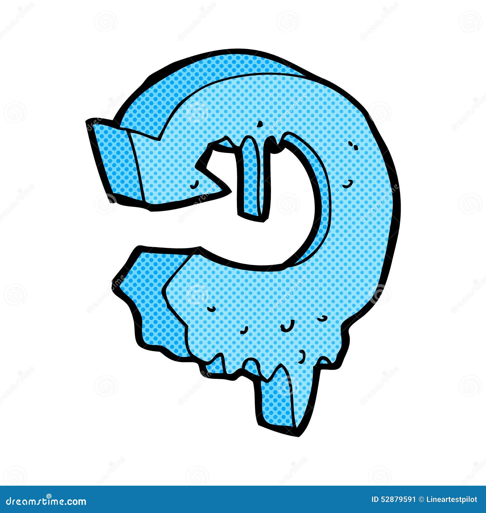 Cartoon Melting Recycling Symbol | CartoonDealer.com #37036413