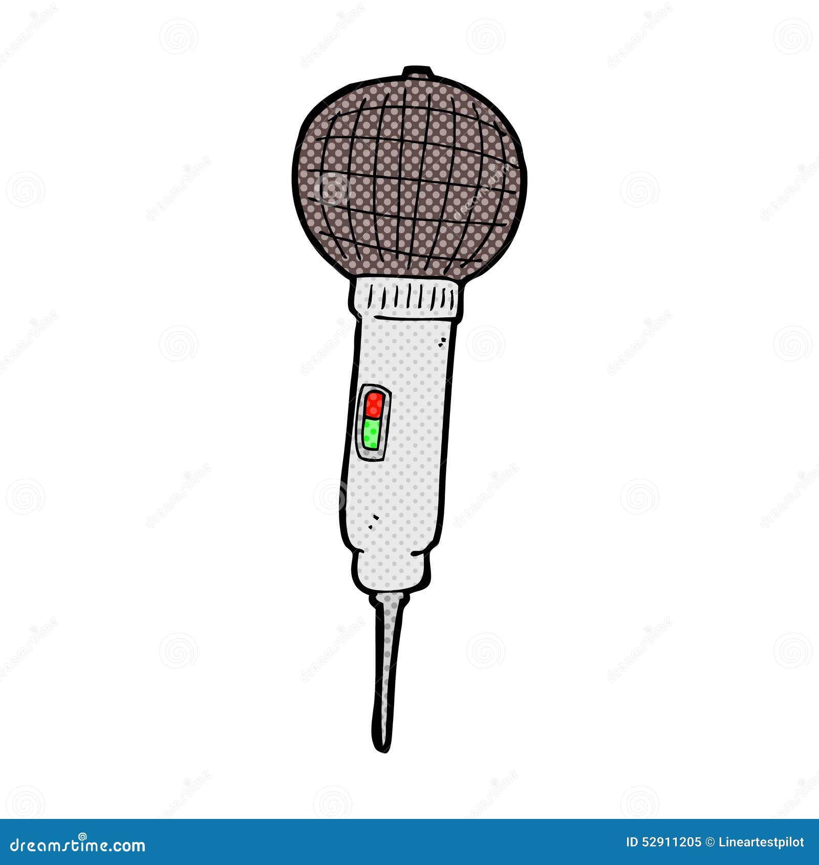 Cartoon Microphone And Stand | CartoonDealer.com #71588021