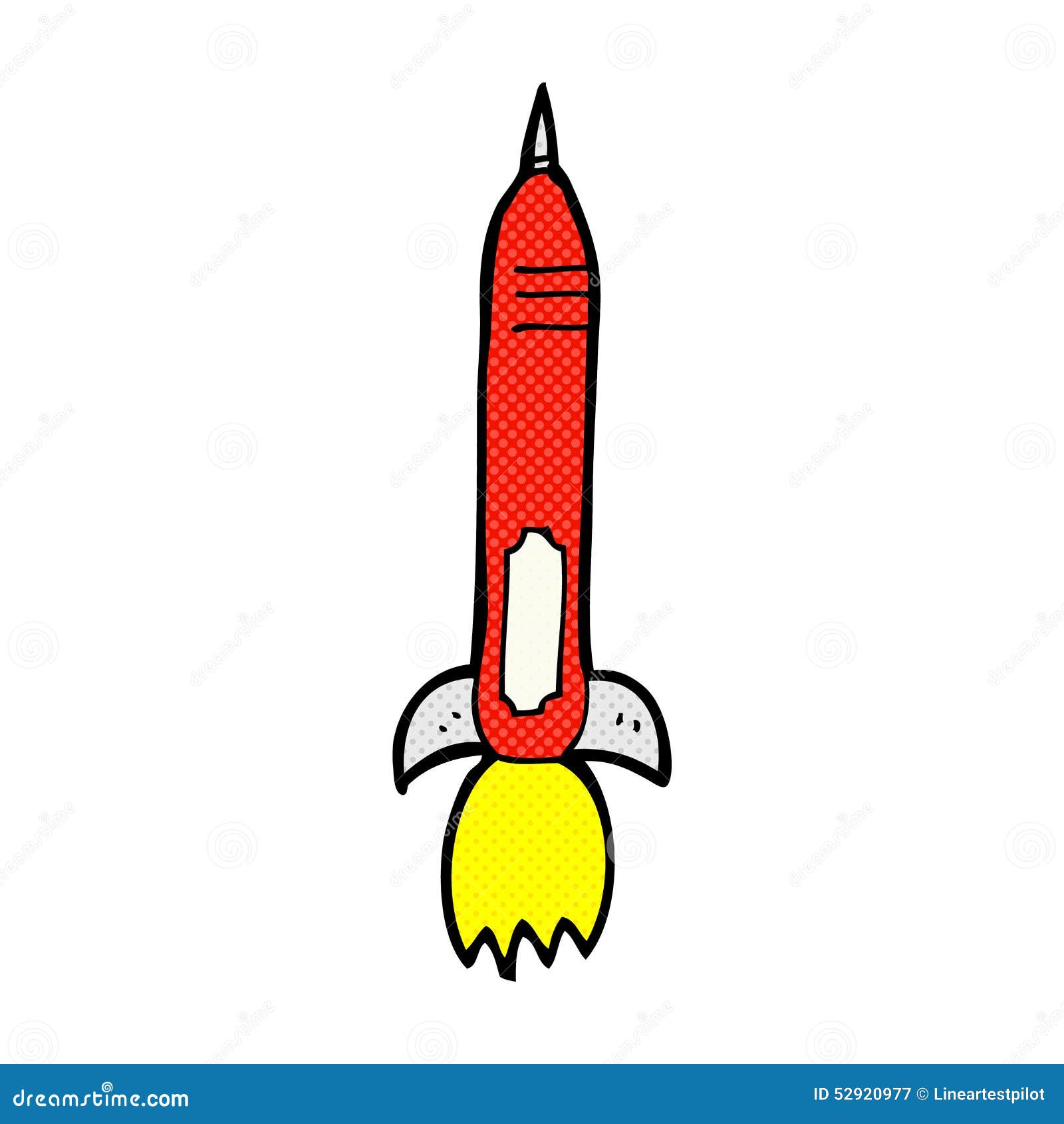 Comic cartoon missile stock illustration. Illustration of character ...