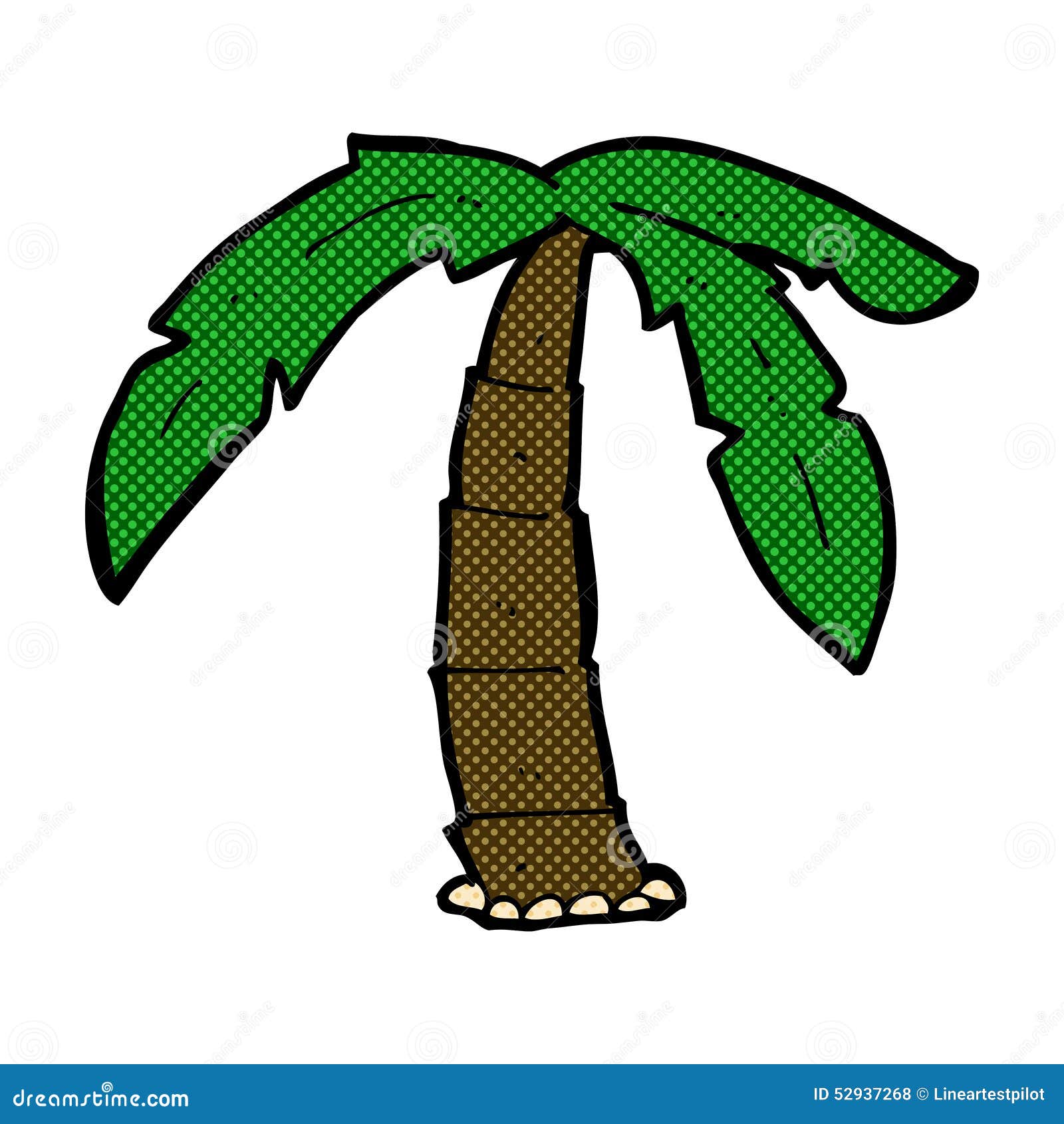 Comic Cartoon Palm Tree Stock Photo | CartoonDealer.com #52937268