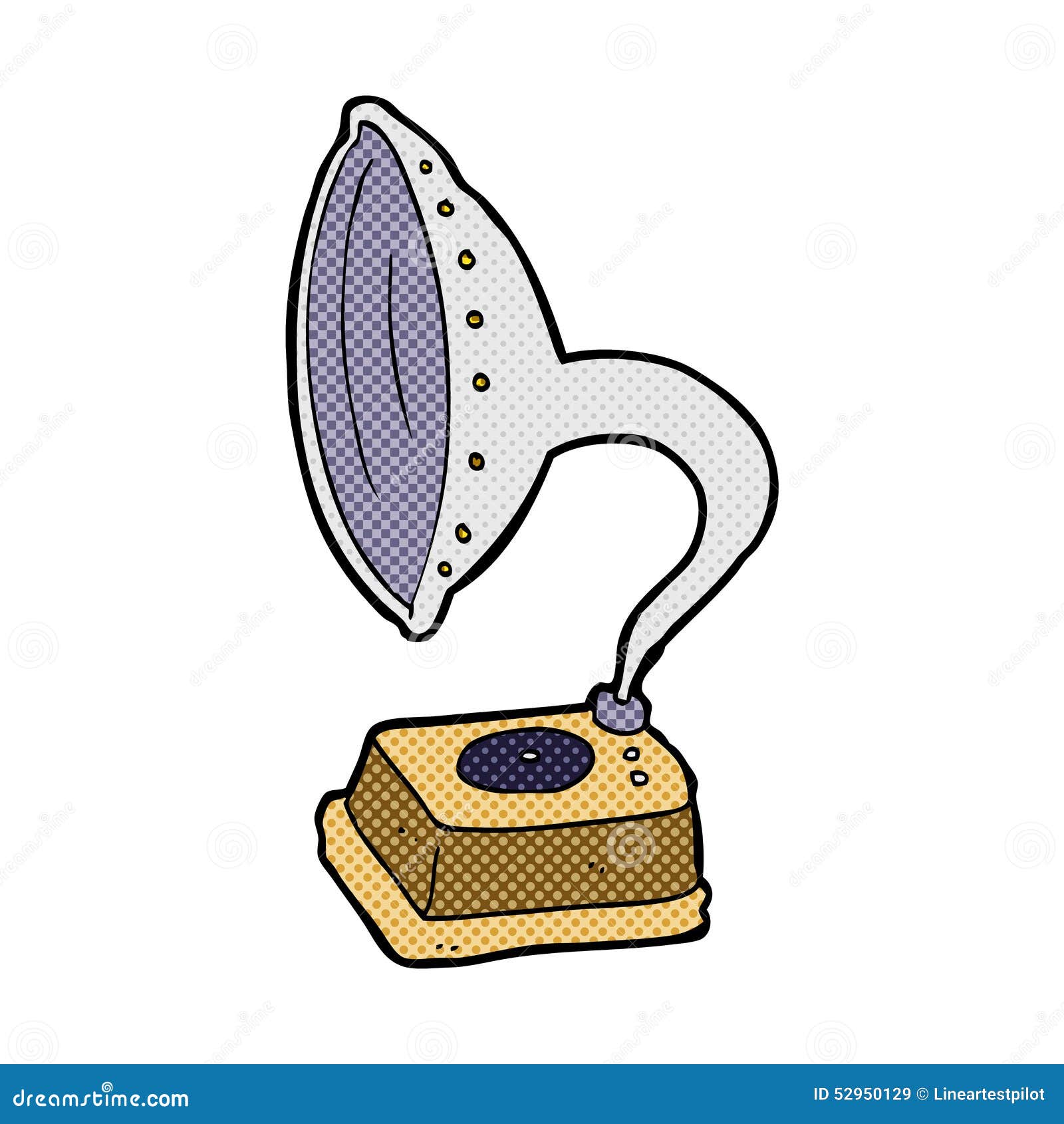 Comic cartoon phonograph stock illustration. Illustration of comic ...