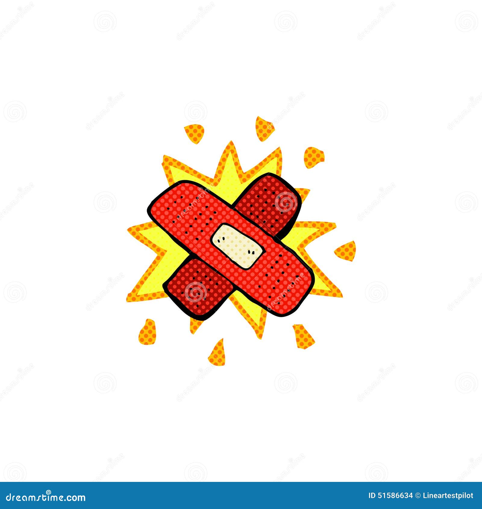 Cartoon Plaster Vector Illustration | CartoonDealer.com #37012038