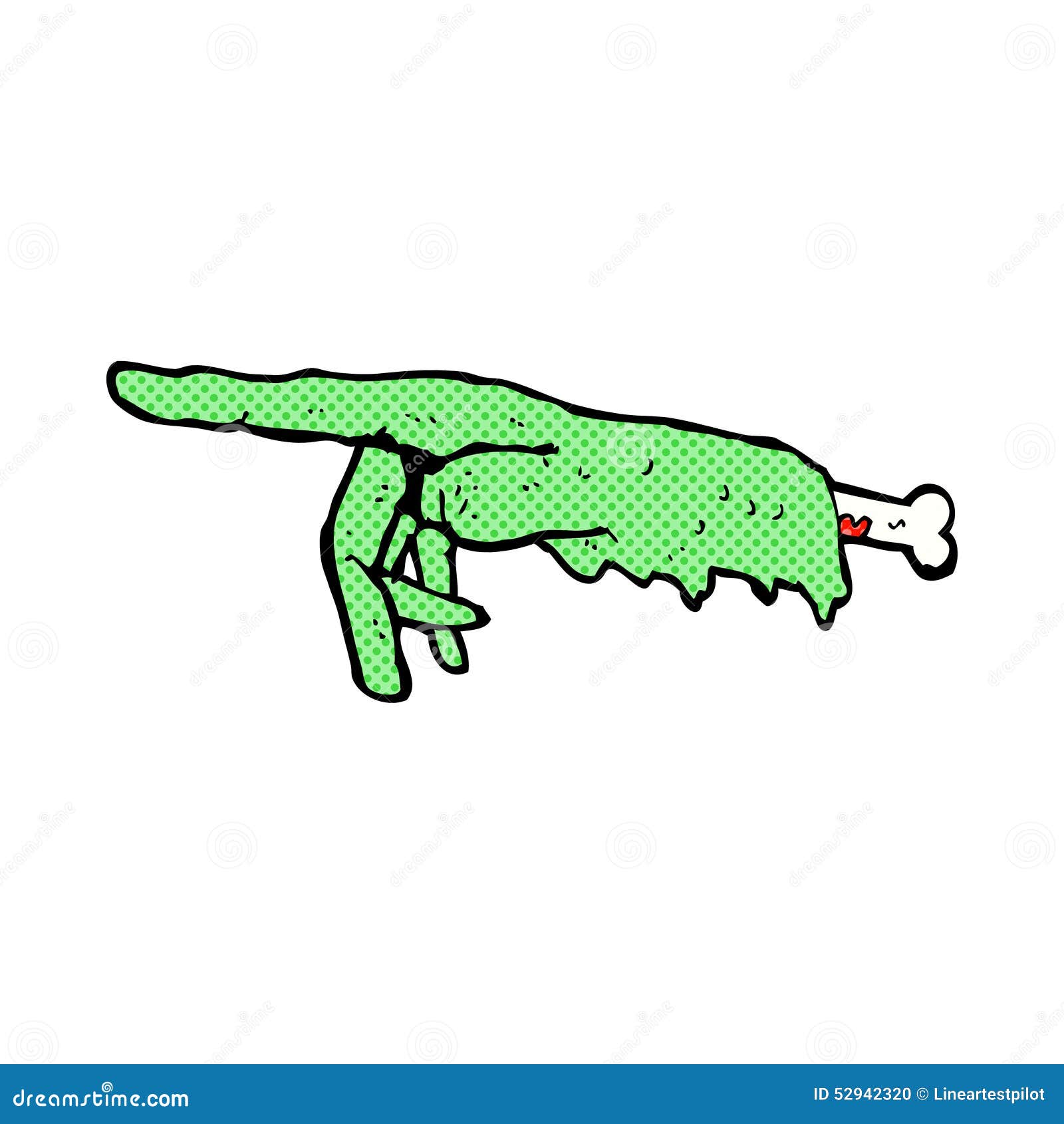 Pointing Zombie Hand Comic Cartoon Royalty-Free Stock Photo ...