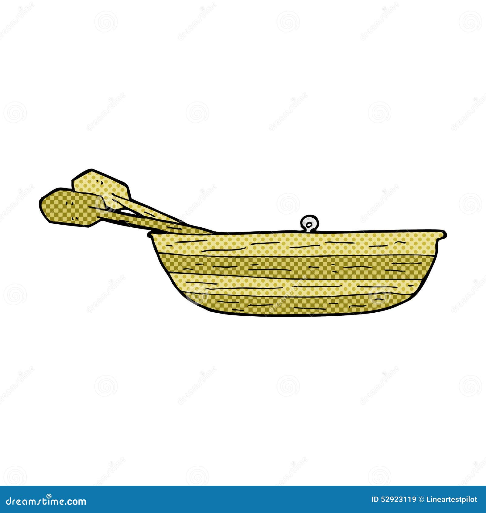 Comic cartoon rowing boat stock illustration. Illustration of simple ...