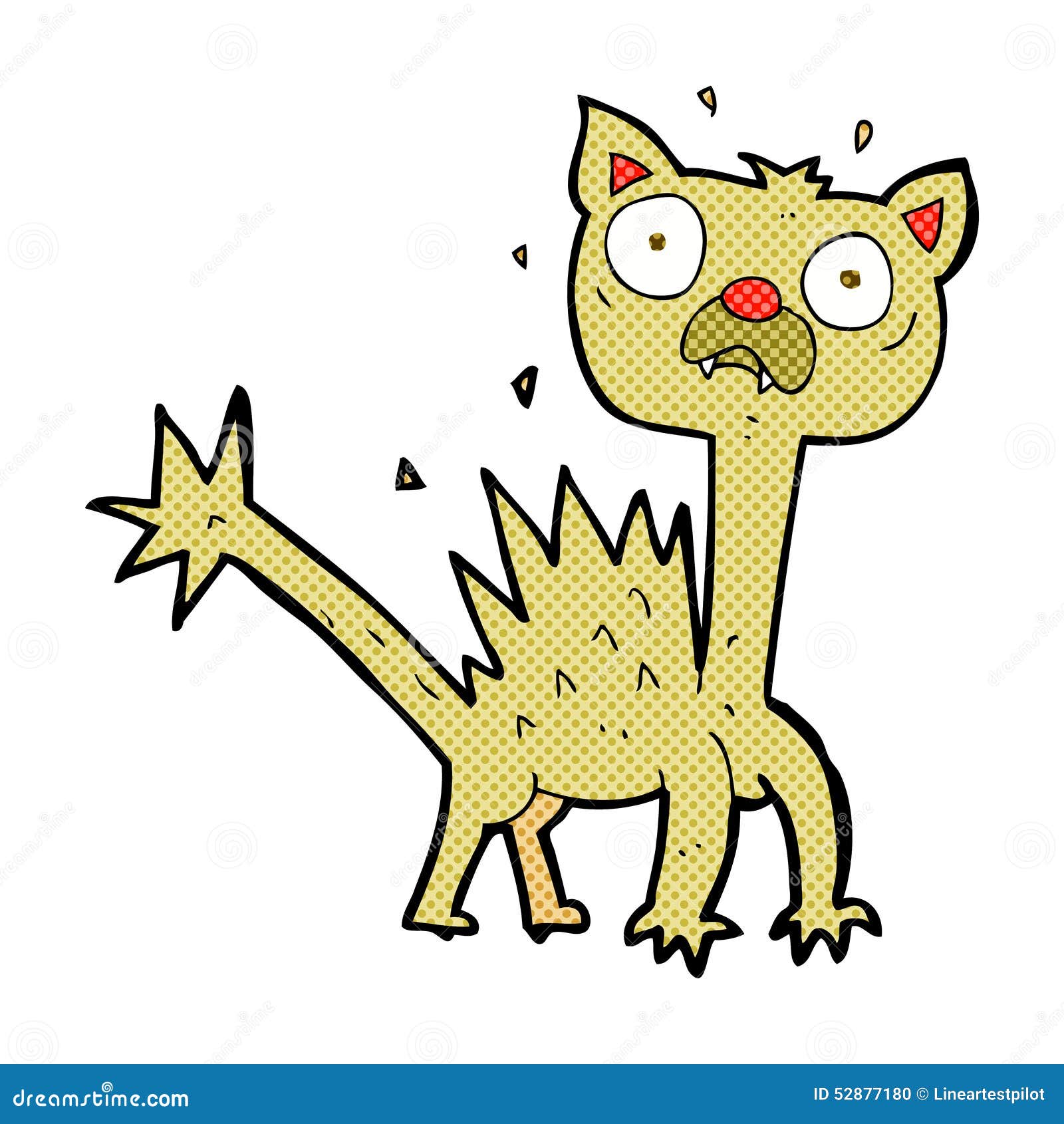 Scared Comic Criminal Pointing Gun Stock Photo | CartoonDealer.com ...