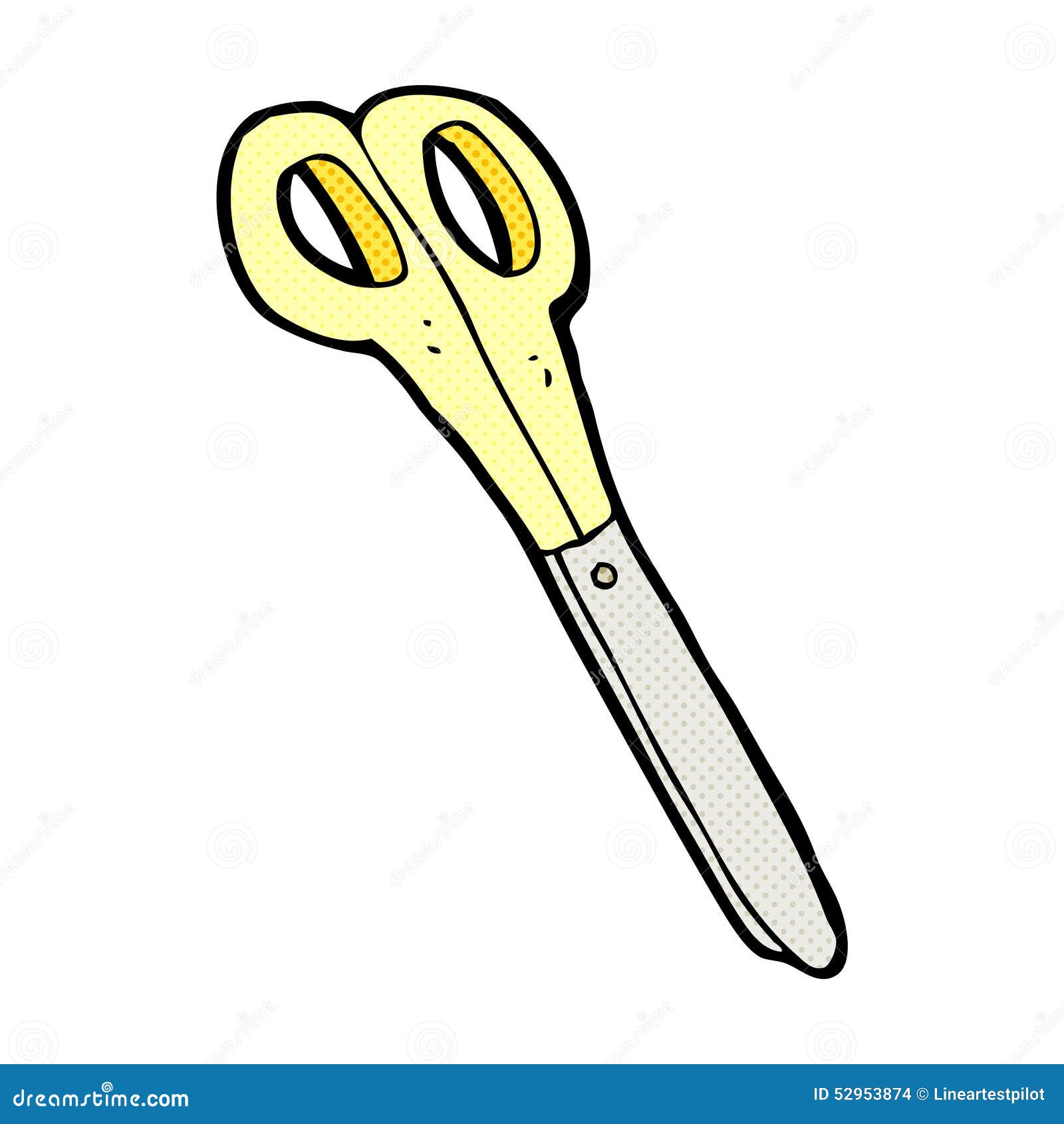 Comic cartoon scissors stock illustration. Illustration of cartoon ...