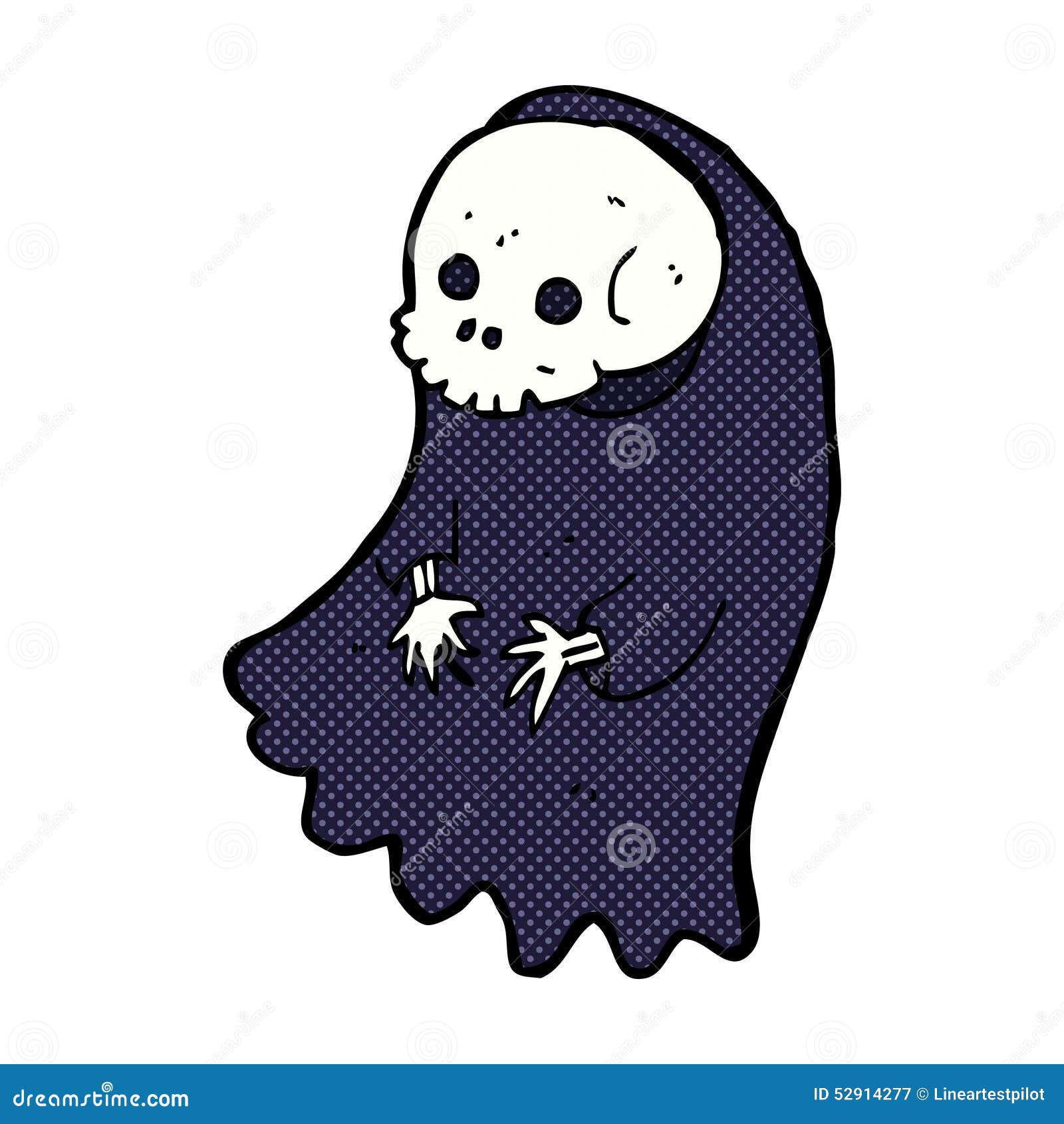 Spooky Ghoul Cartoon Character | CartoonDealer.com #37571681