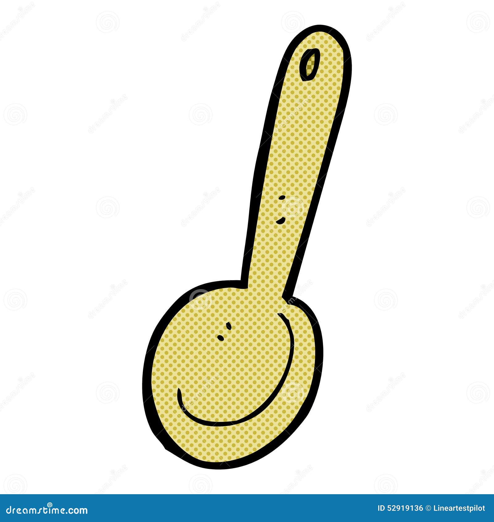 Comic cartoon spoon stock illustration. Illustration of cartoon - 52919136