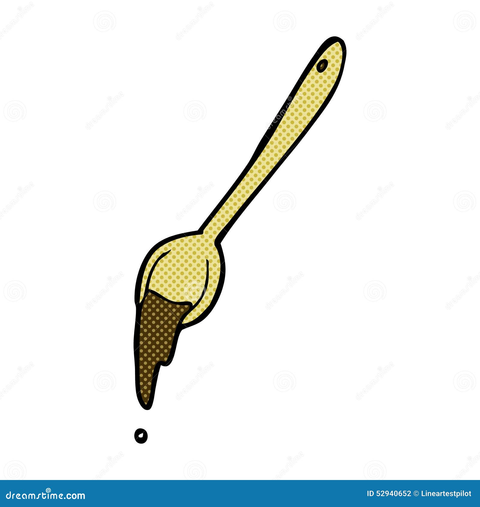 Comic cartoon spoon stock illustration. Illustration of ladle - 52940652