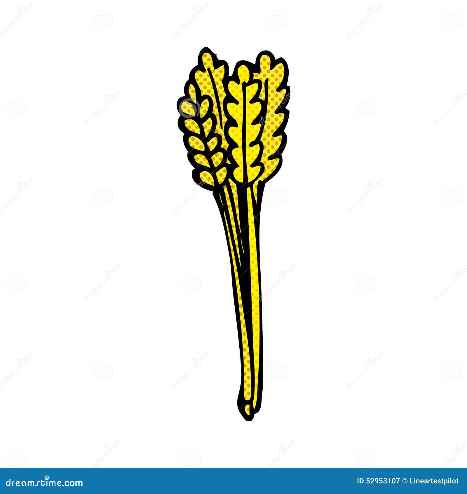 Cartoon Straw Vector Illustration | CartoonDealer.com #37014594